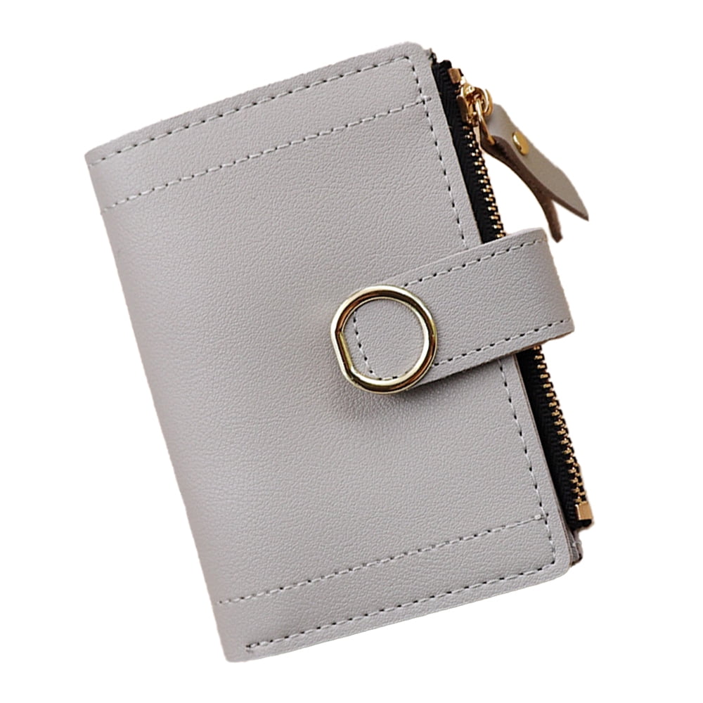 Gealach Women's Small Wallet, Bifold Ultra-Thin Coin Purse, Zippered ID ...