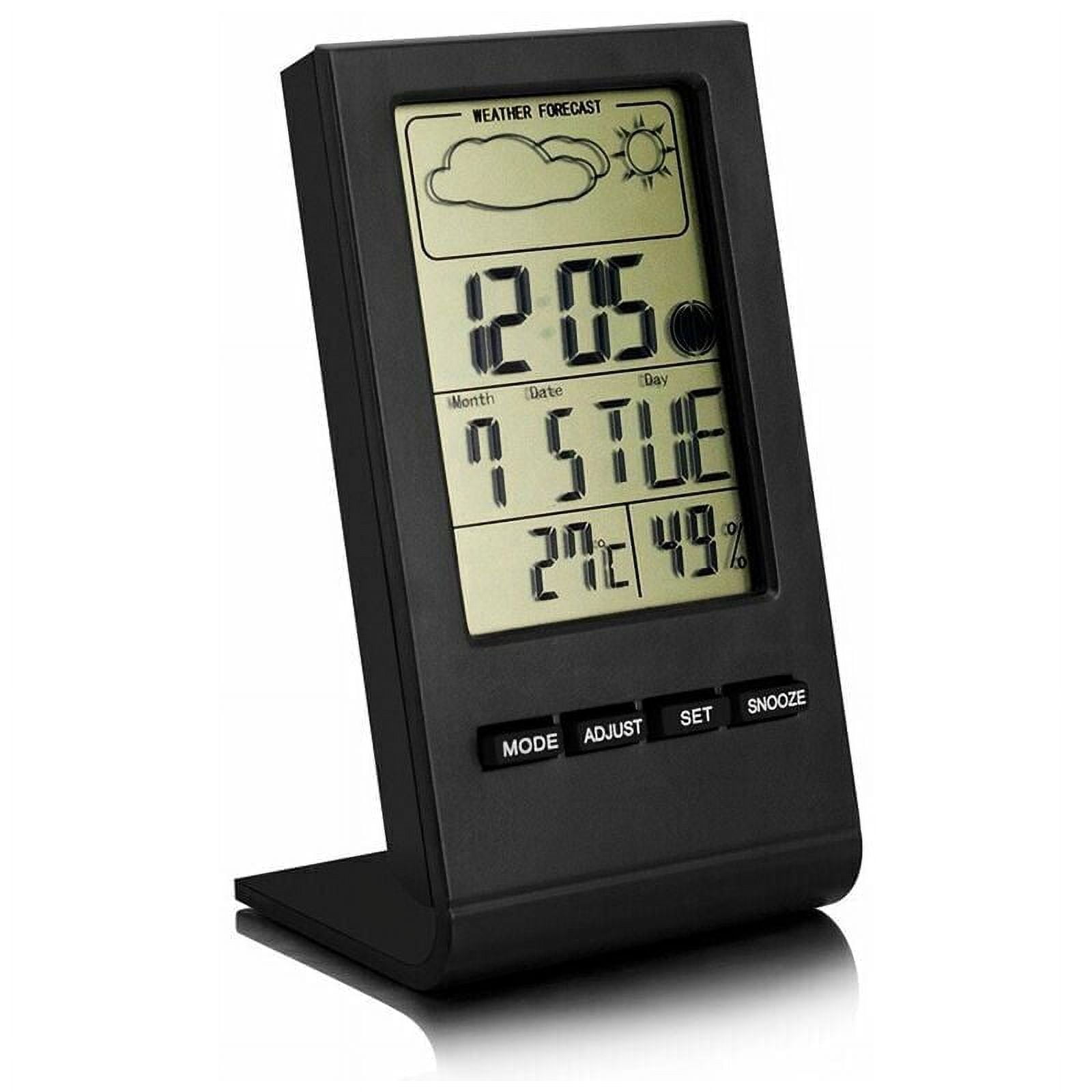 Gealach r Indoor/Outdoor Weather Station, Digital Clock, Sensor ...