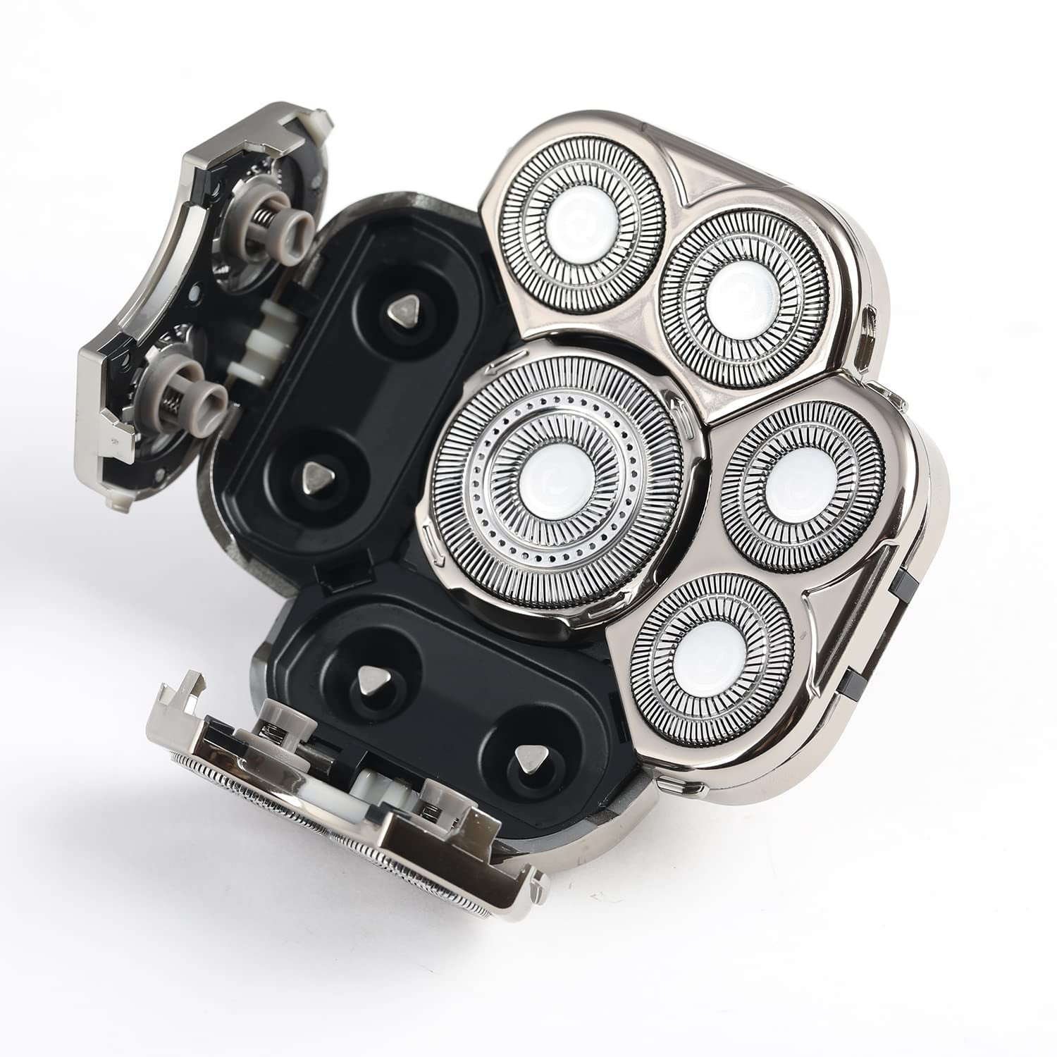 Gealach r Men's Bald Shaver Replacement Head, 9-Blade, Double Ring ...