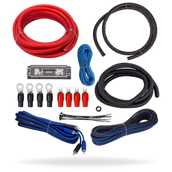 InstallGear, Amp Wiring Kit, 4 Gauge Complete Amp Kit - Walmart.com