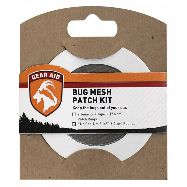 Gear Aid Bug Mesh Patch Repair Kit for Hiking Camping Outdoor Equipment ...