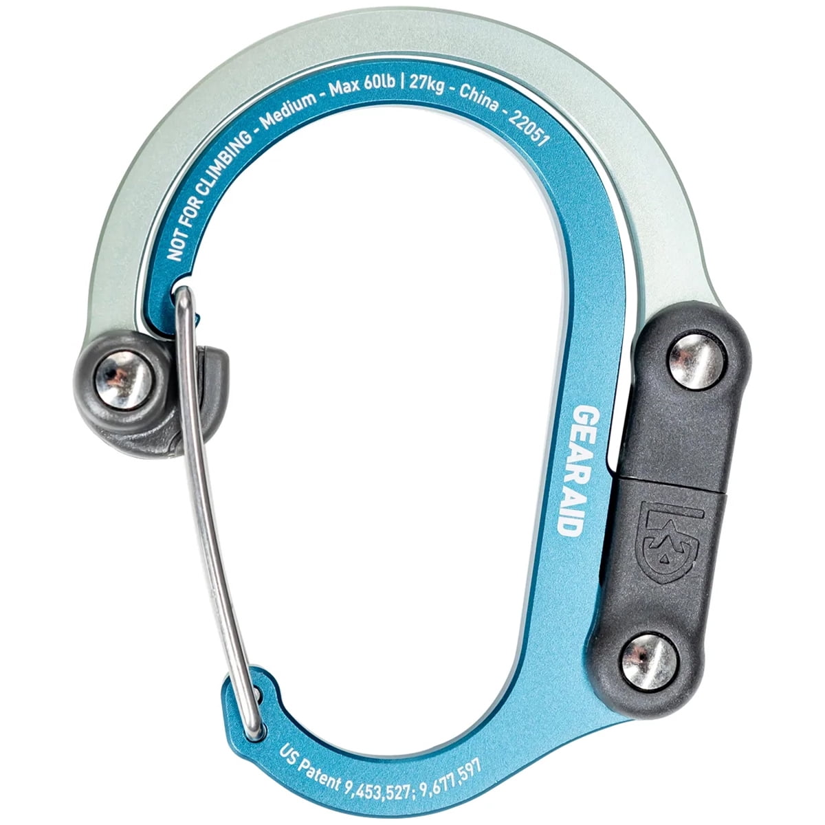 Gear Aid Heroclip Medium Hybrid Camping Gear Clip - Mint Teal - Walmart.com