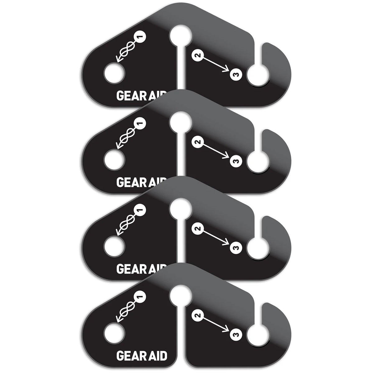 Gear Aid Outdoor Camping Line Tensioner 4-Pack - Black - Walmart.com