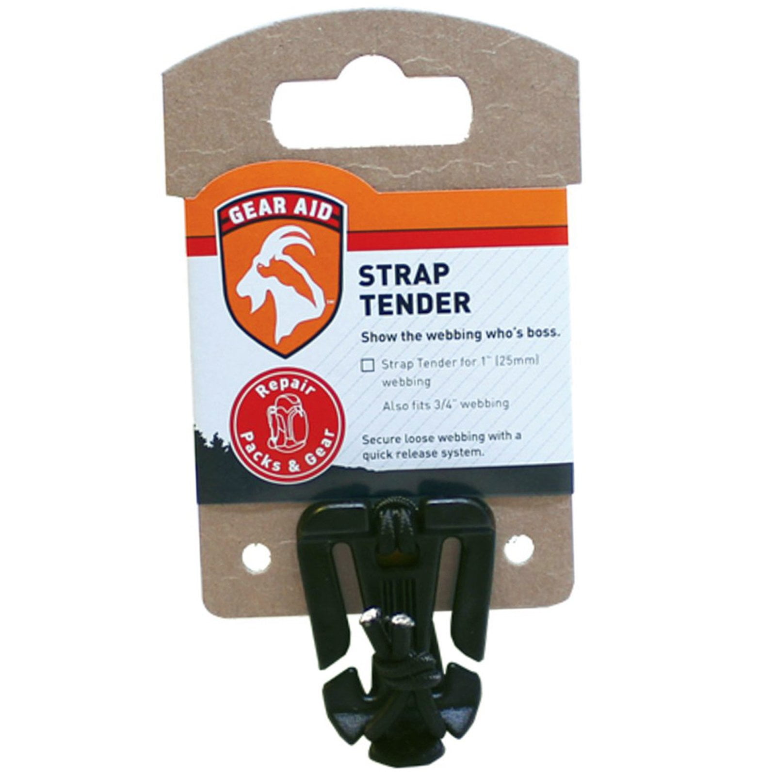 Gear Aid Strap Tender Quick Attach Release for Backpack Outdoor Camping ...