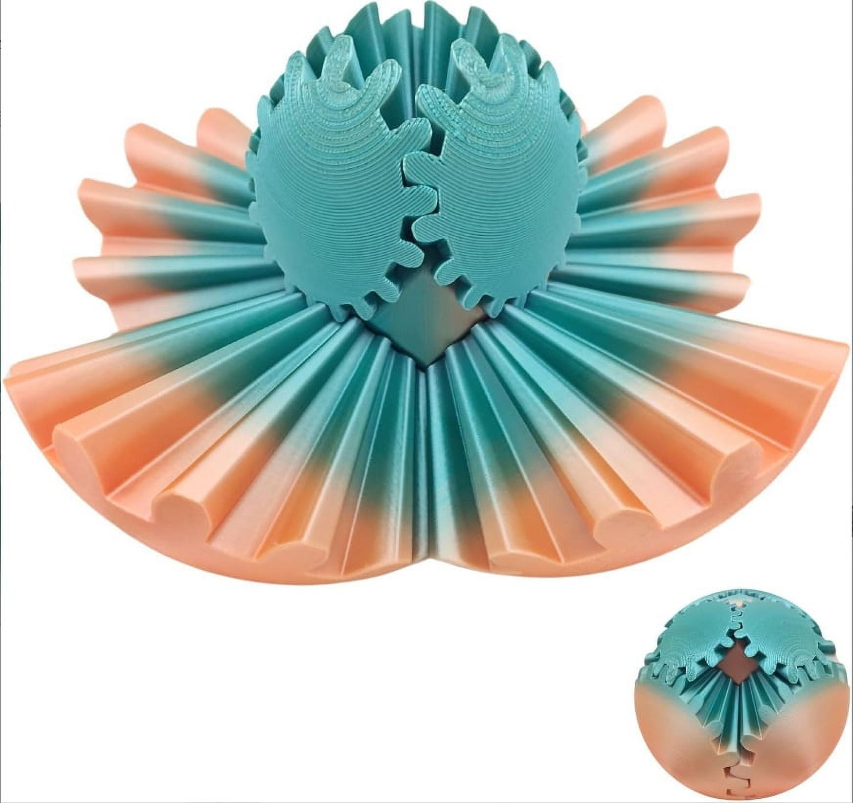 Gear Ball 3D Printed Gear Ball Spin Ball or Cube Fidget Toy, Gear ...