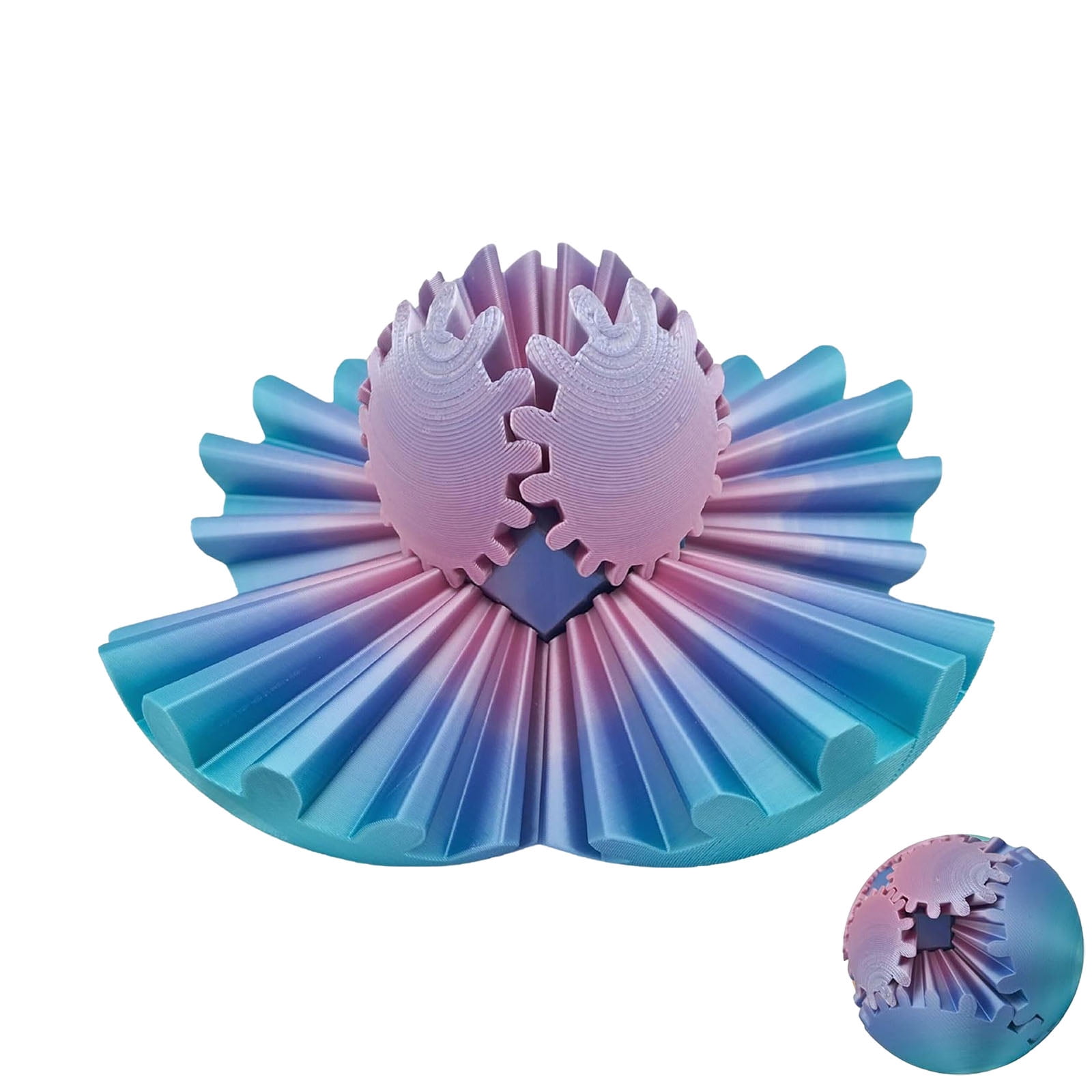 Gear Ball for ADHD 3D Printed Gear Ball Spin Ball Fidget Toy ...