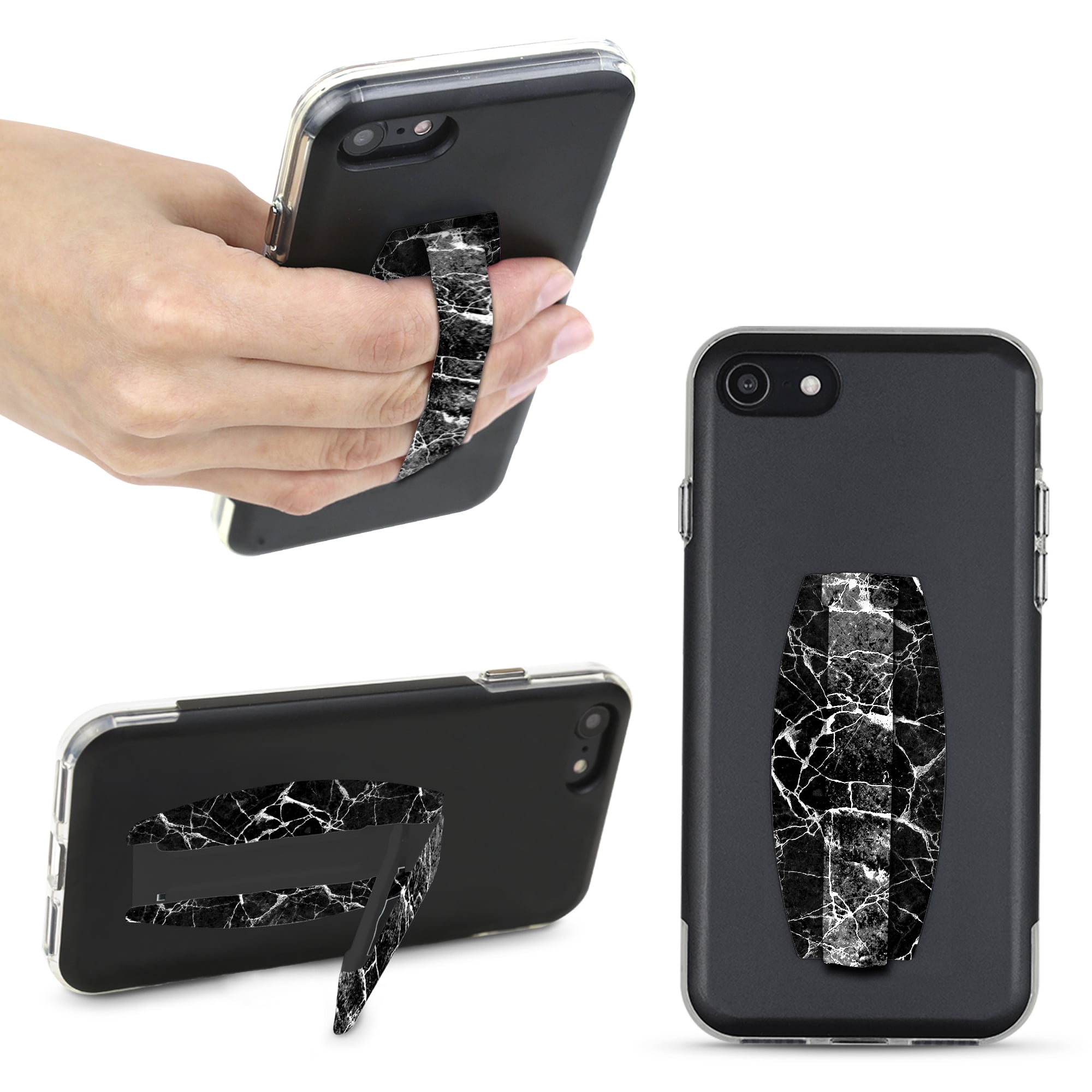 Gear Beast Universal Cell Phone Grip - Ultra Slim Elastic Finger Holder ...