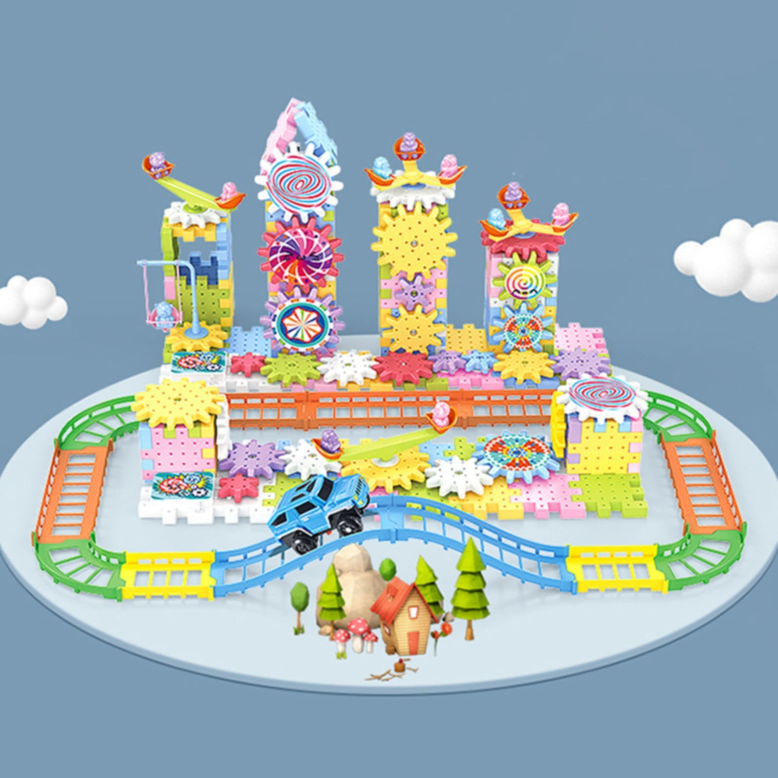 Gear Building Toy Set - Gears Toys for Kids Ages 4-8, STEM Educational ...