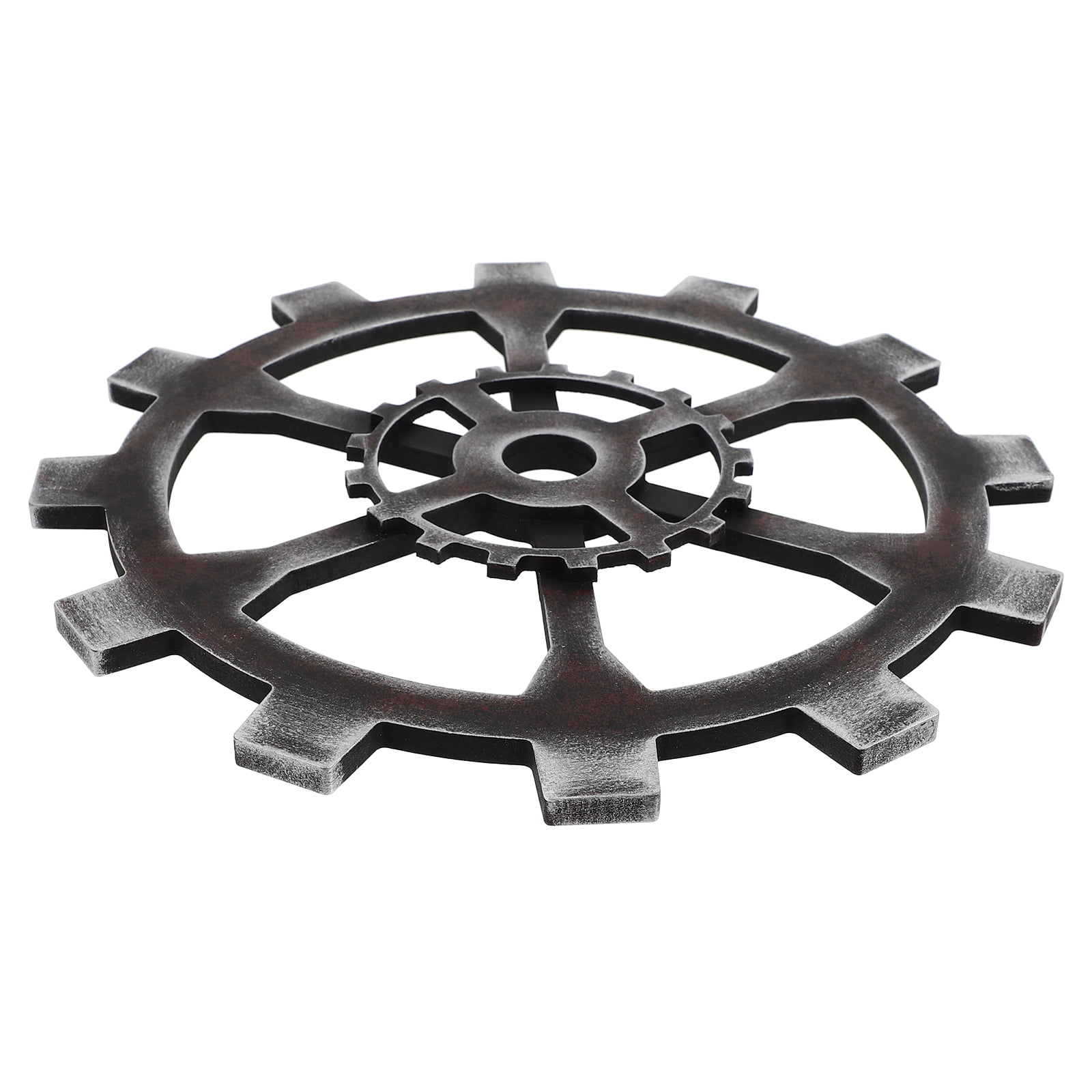 Retro Wooden Steampunk Gear Wall Hanging Decor for Home Bar Office and ...