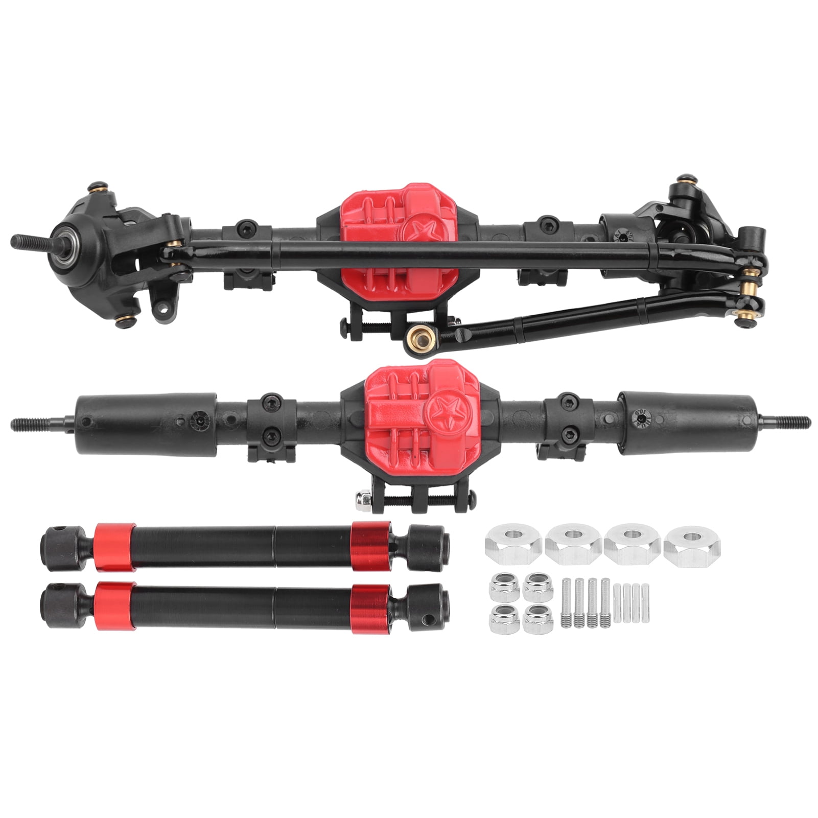 Gear Front and Rear Axle with 2 Transimission Shaft for SCX10 I/SCX10 ...