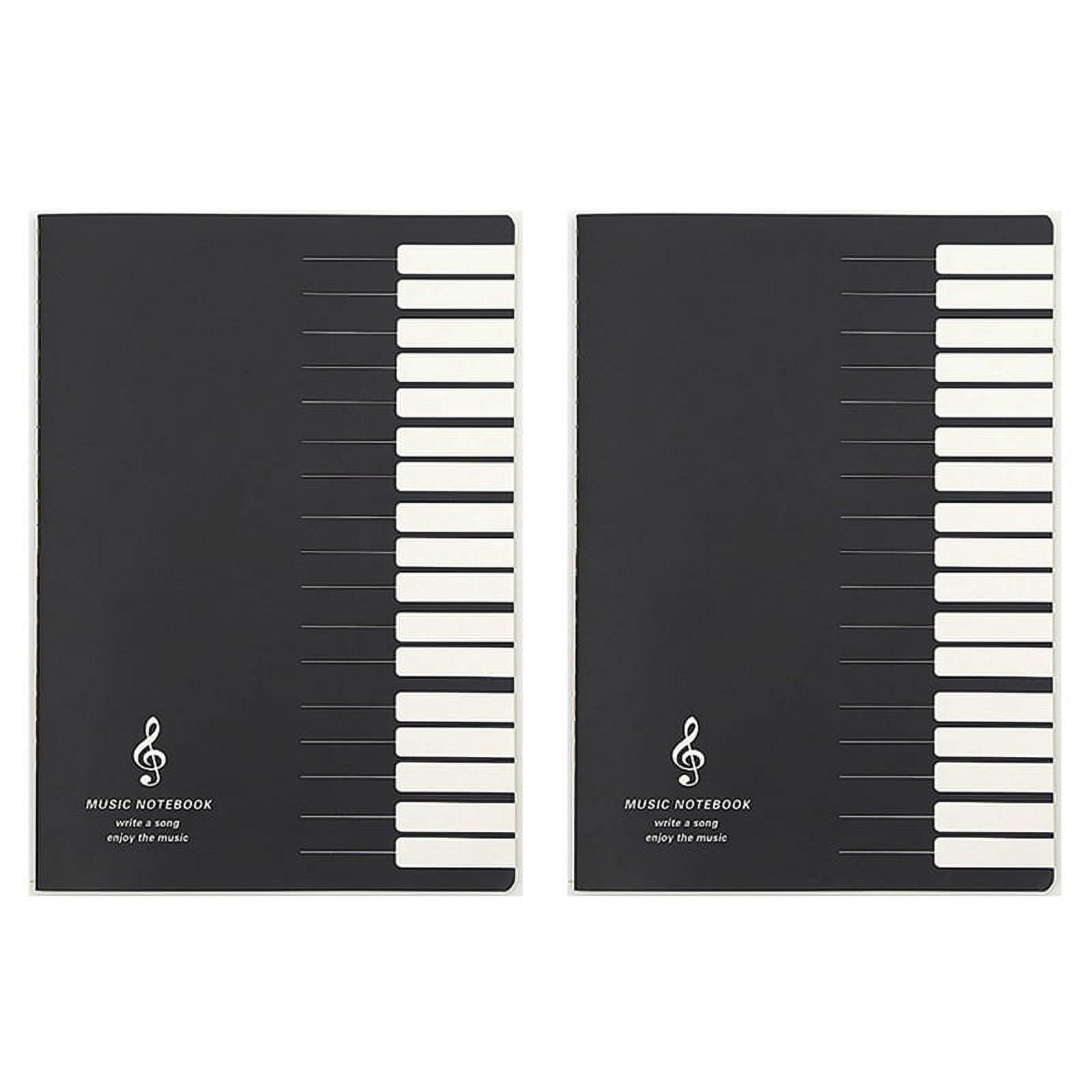 Gear Go Music Notebook with PE Bags, Black, 32 Pages, 2 Pack - Walmart.com