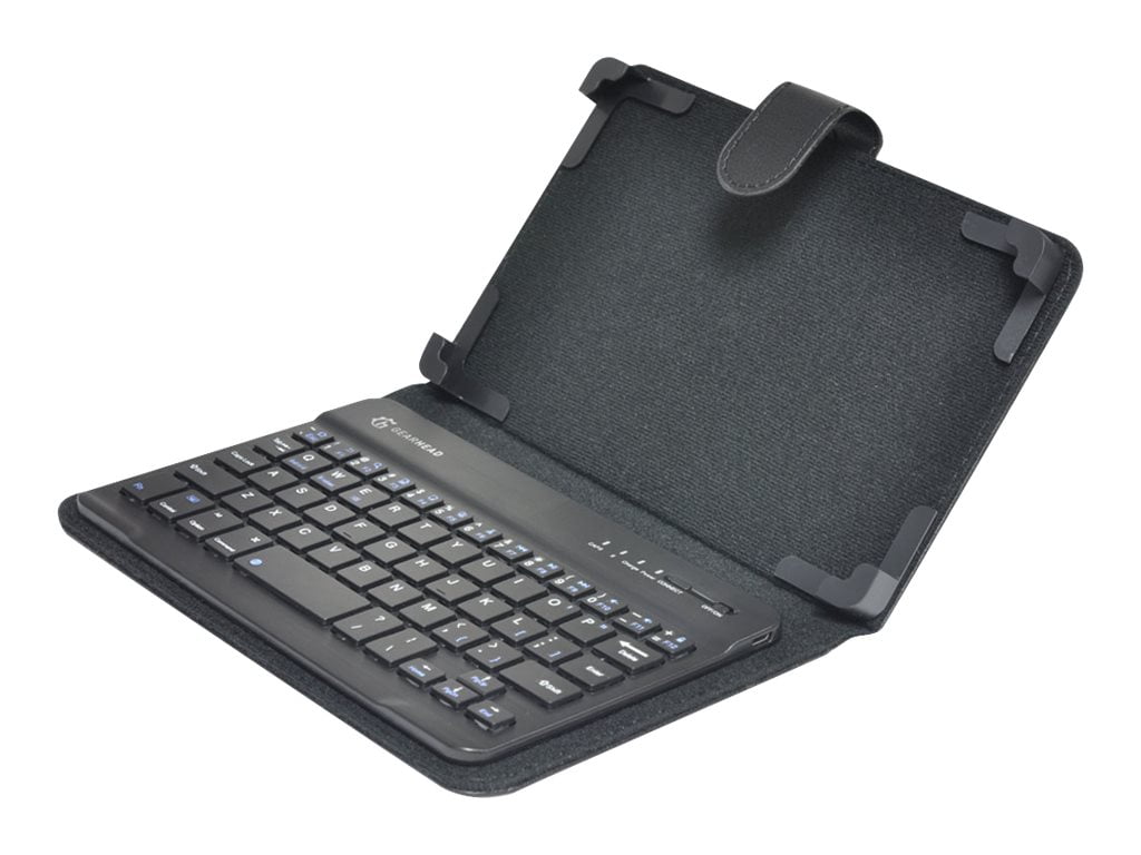 Gear Head Keyboard/Cover Case (Folio) for 7" Tablet, Black - Walmart.com
