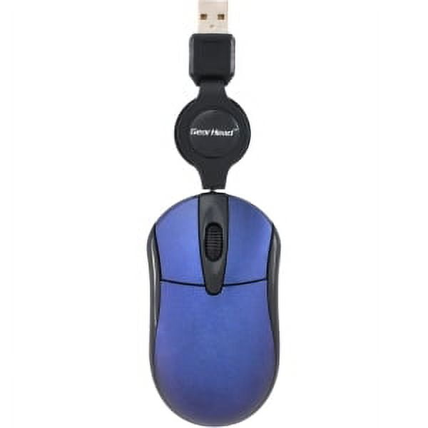 Gear Head Retractable Optical Wheel Mouse - Walmart.com
