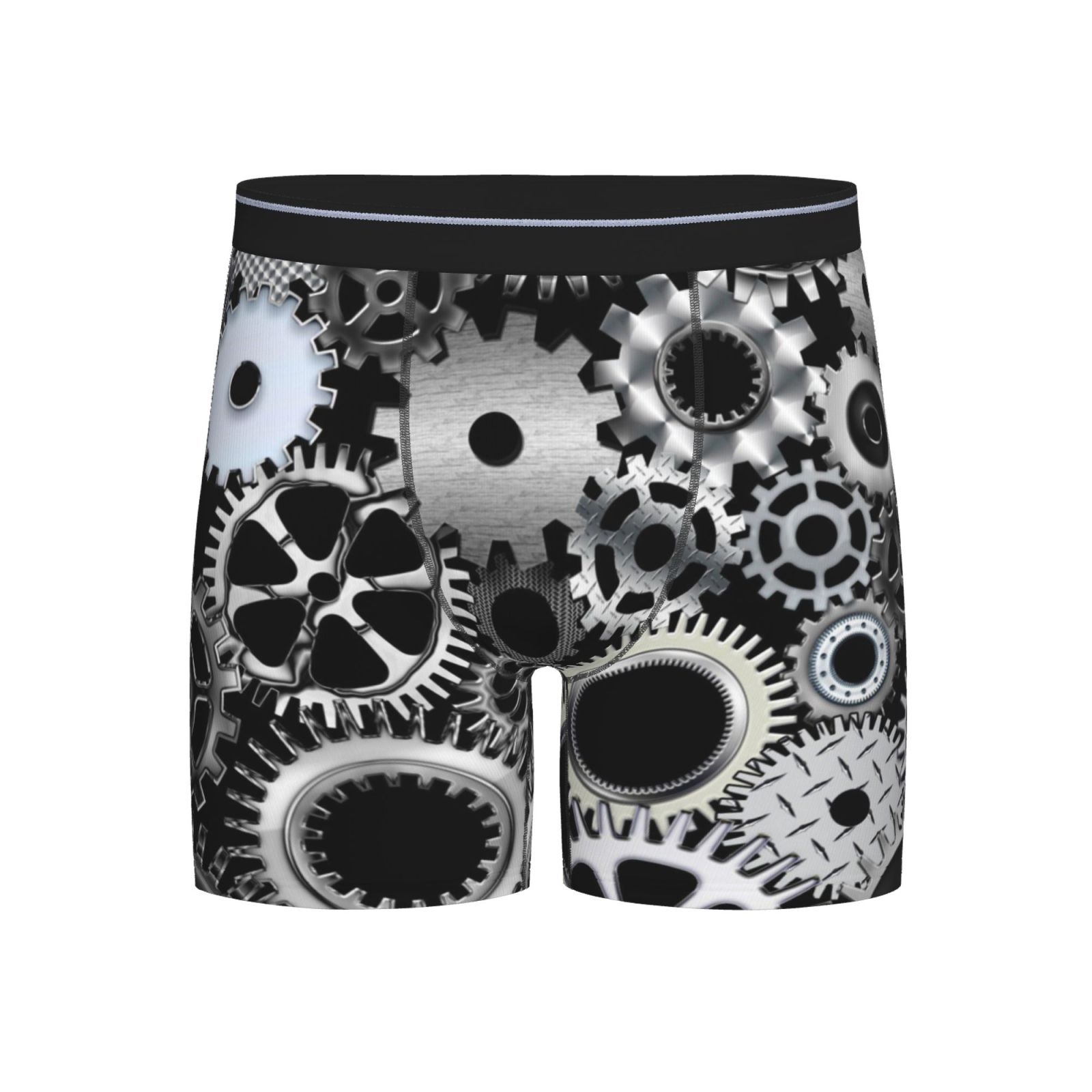 Gear Metal Rendering Technology Digital Art Underwear For Men,Soft Boxer Briefs - Comfortable ...