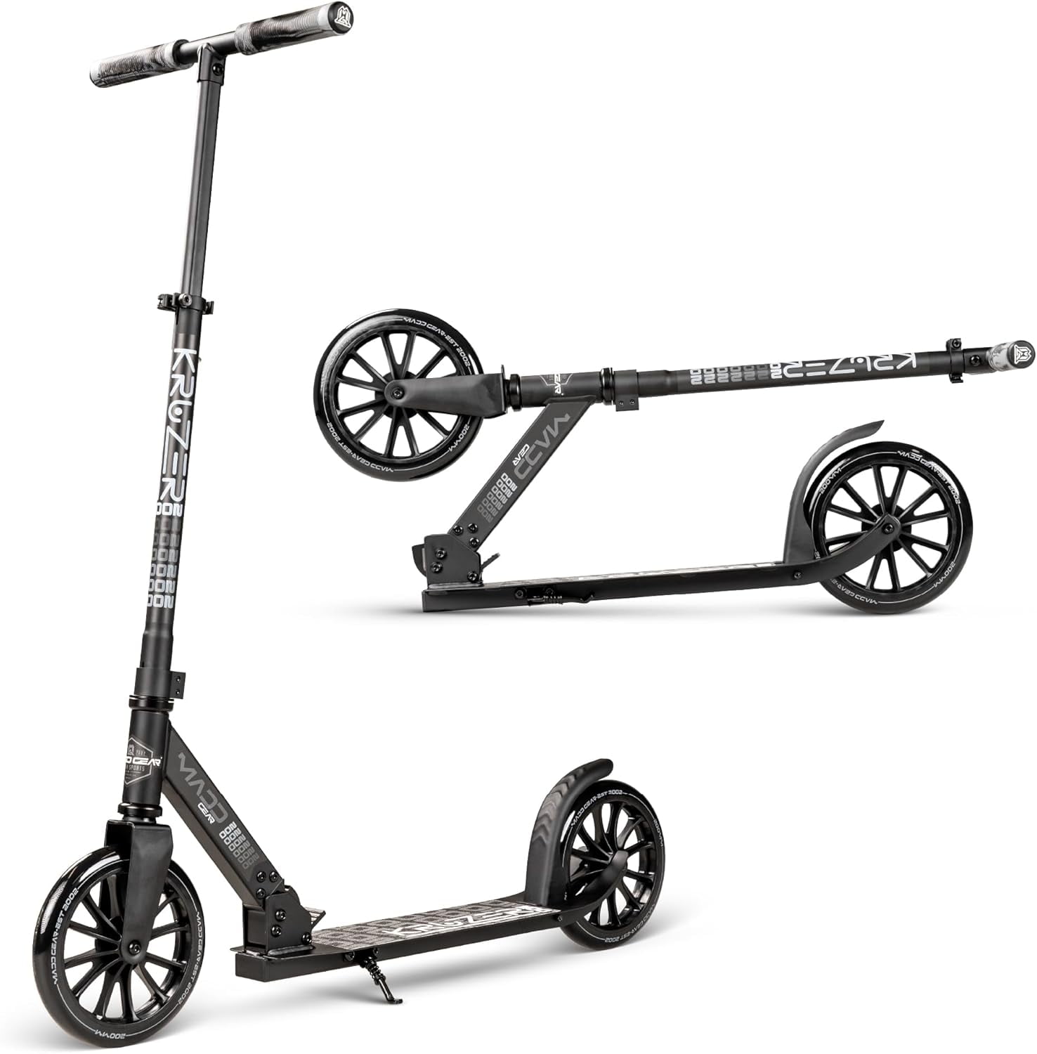 Gear Metro 200 Folding Adult & Teen Scooter - Adjustable, Lightweight ...