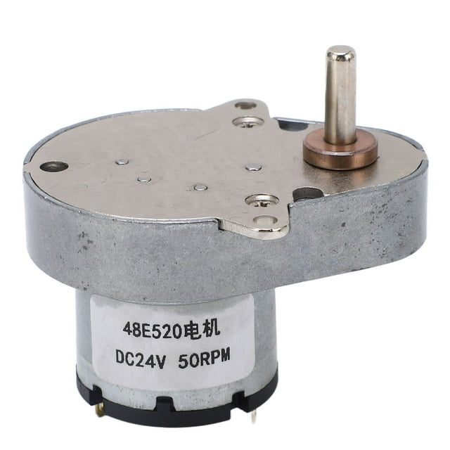 Gear Motor DC 24V 50RPM Speed Reduction Geared Motor Alloy Steel for Robot Equipment - Walmart.com