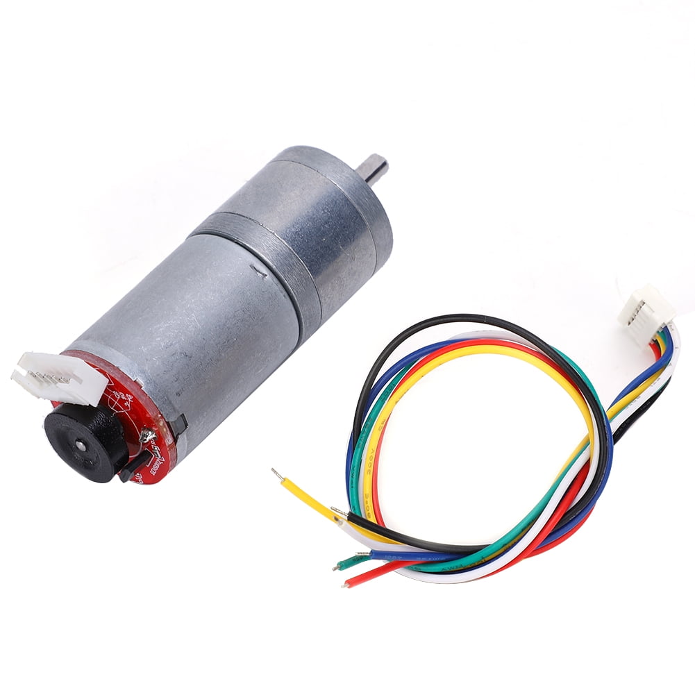 Gear Motor DC with Speed Encoder Brush DC Motors Reducer Copper ...
