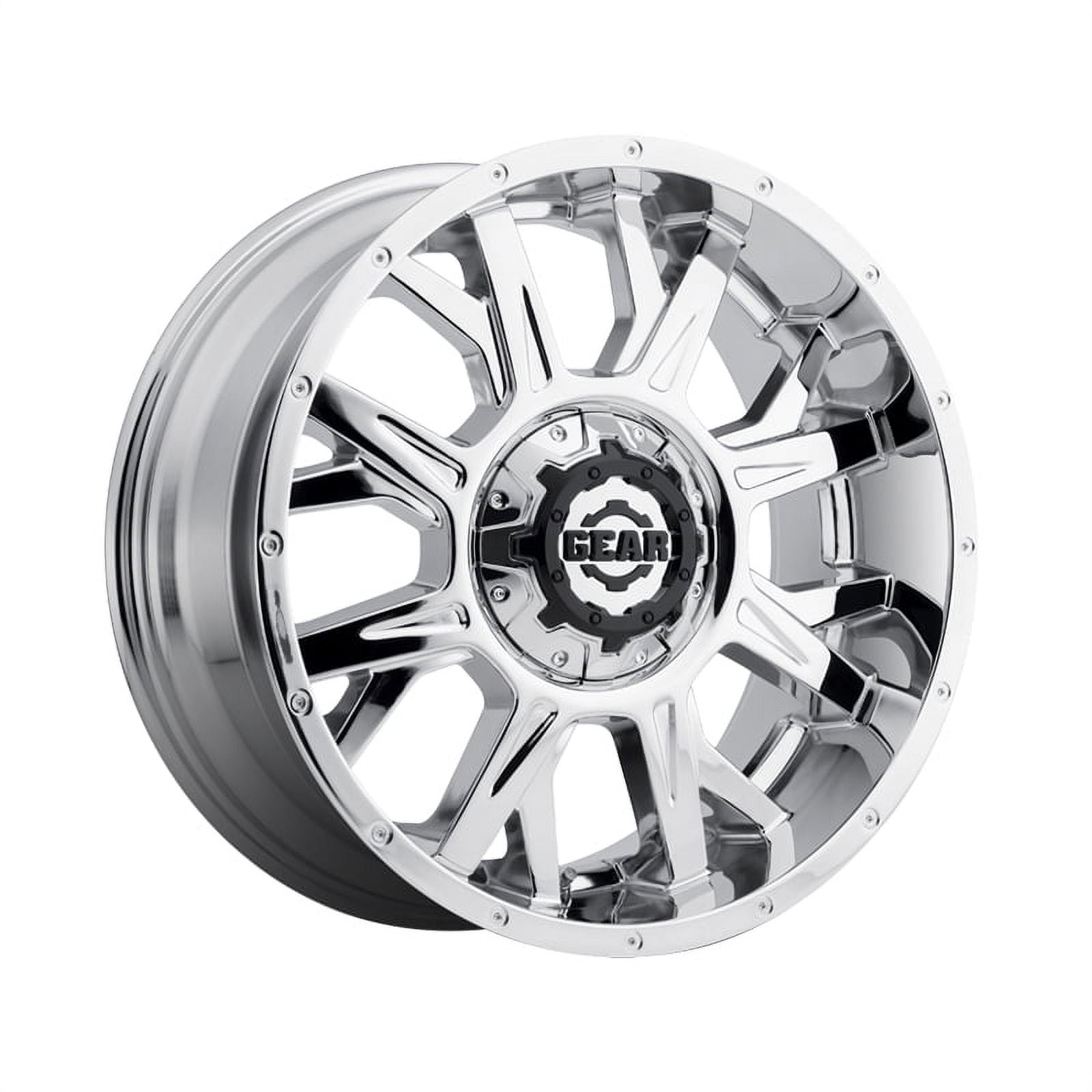 Gear Off Road 742C Kickstand 20x9 5x139.7/5x150 +18et Chrome Plated ...