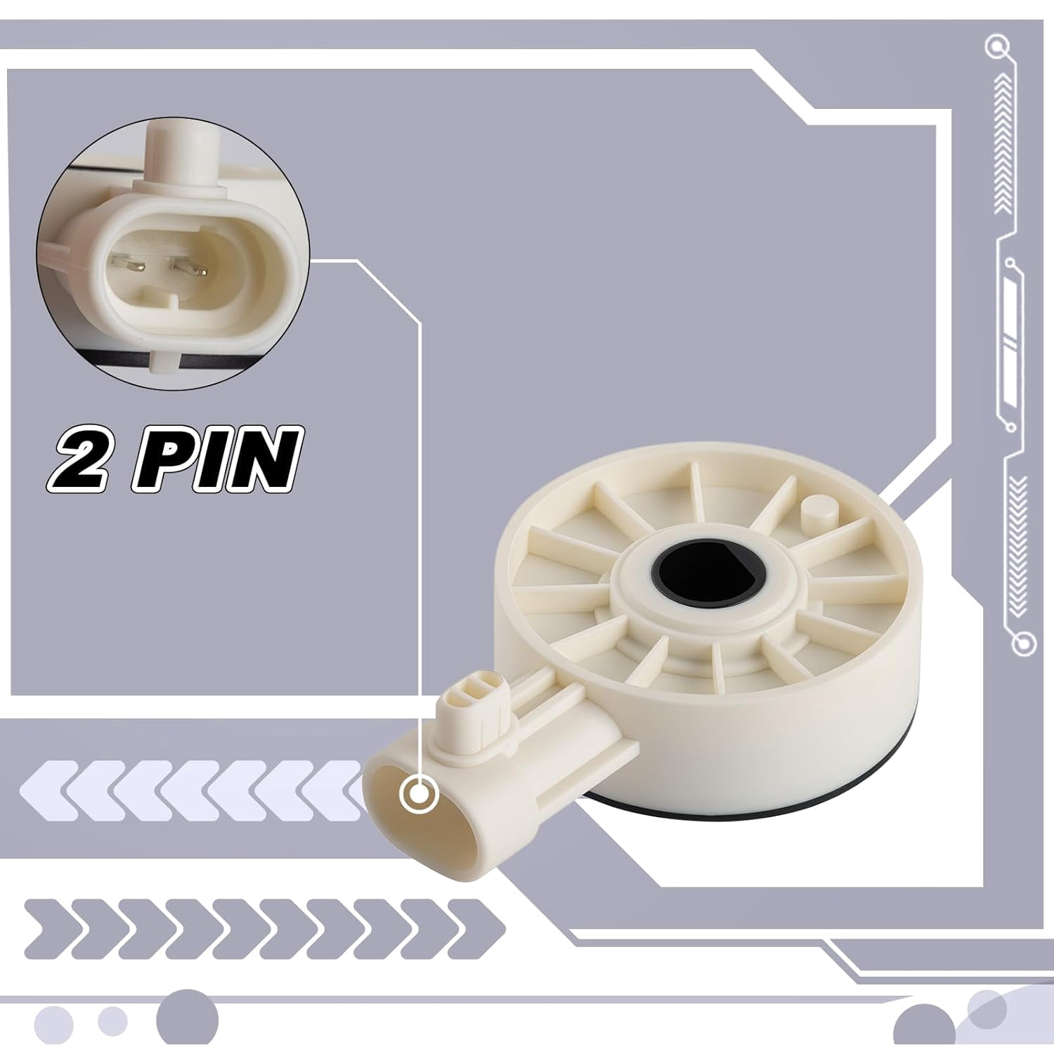 Gear Position Rotary Switch 2 Pin for Polaris 2019-2024 Sportsman ...