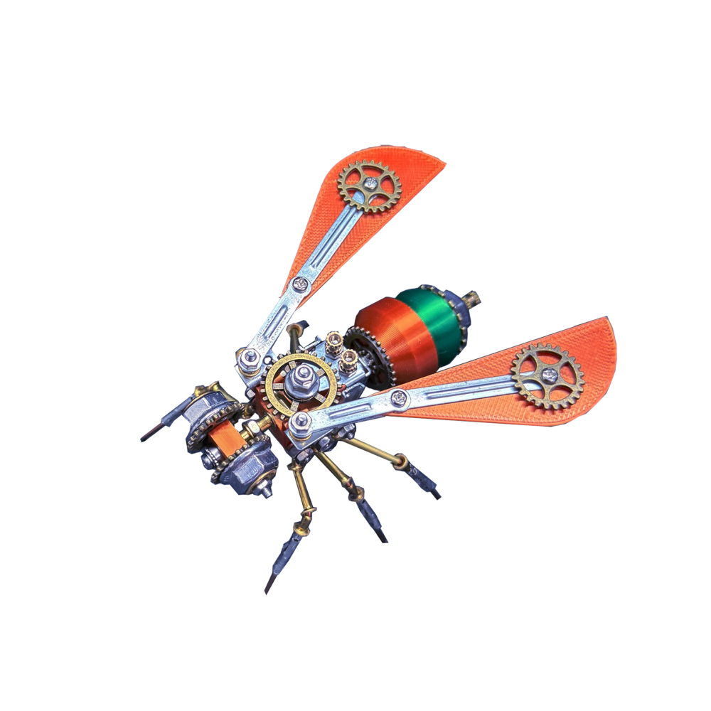 Gear Predator B 120-Piece 3D Metal Puzzle Steampunk Insect Model, DIY ...