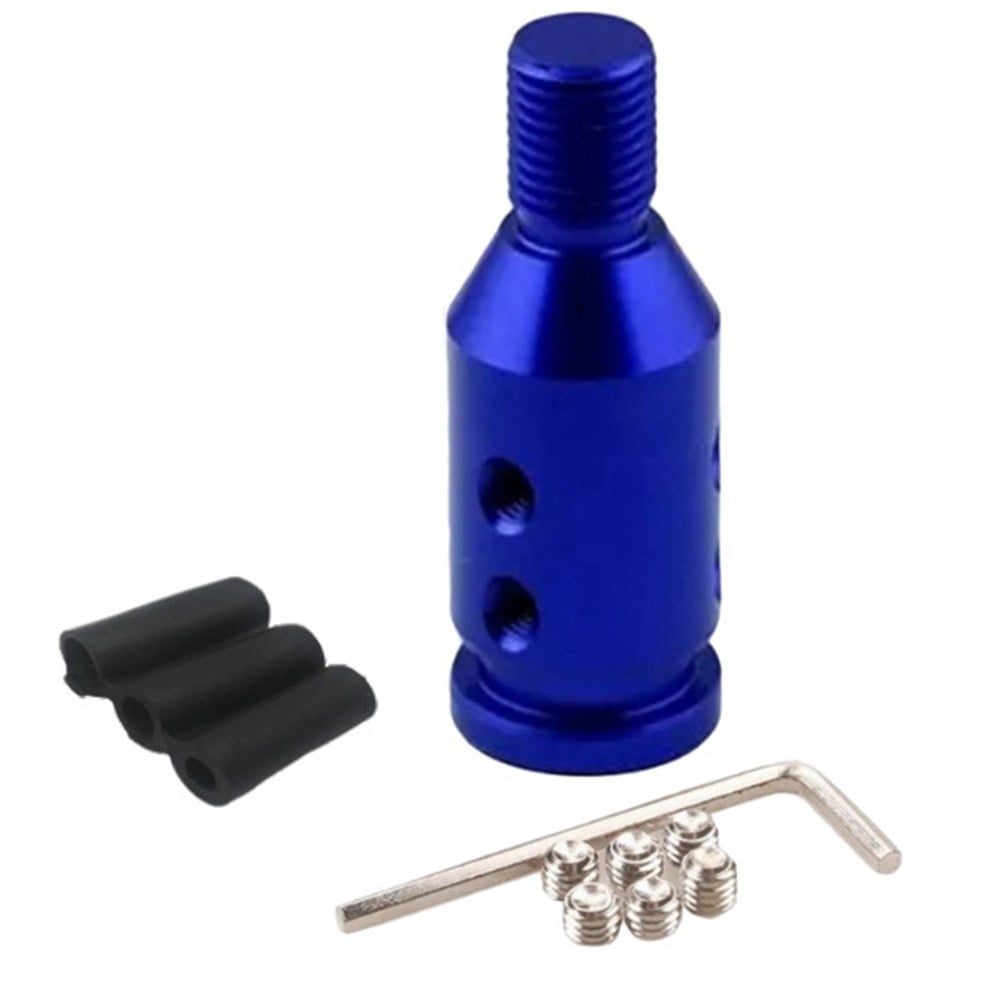 Gear Shift Knob Adapter With 3-Sizes Plastic Hose For Non Threaded Shifter Blue - Walmart.com