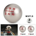 Gear Shift Knob Aluminum 5/6 Speed JDM Matte Ball Shape for Honda Civic ...