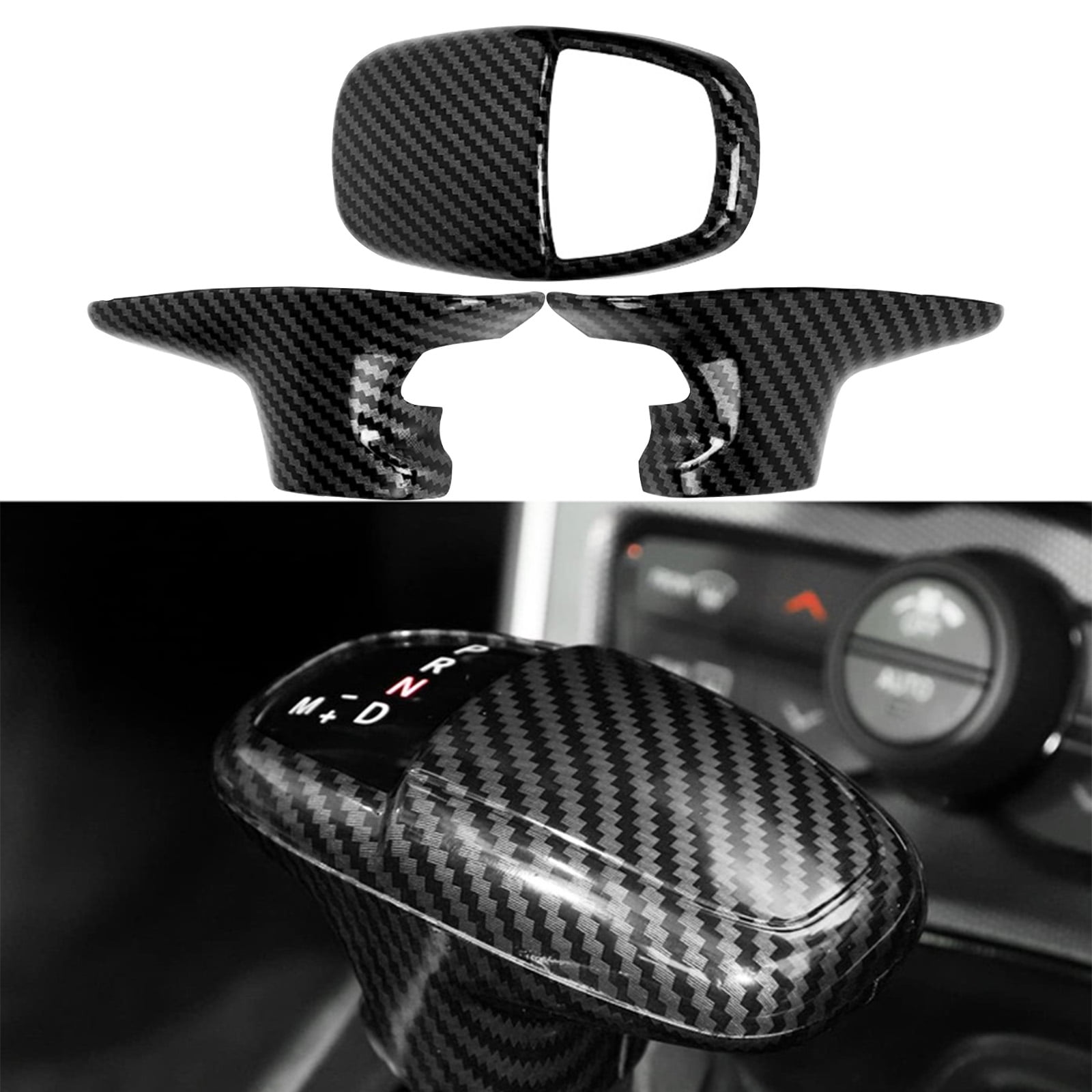 Gear Shift Knob Cover Car Shifter Protector Cover Interior Accessories ...