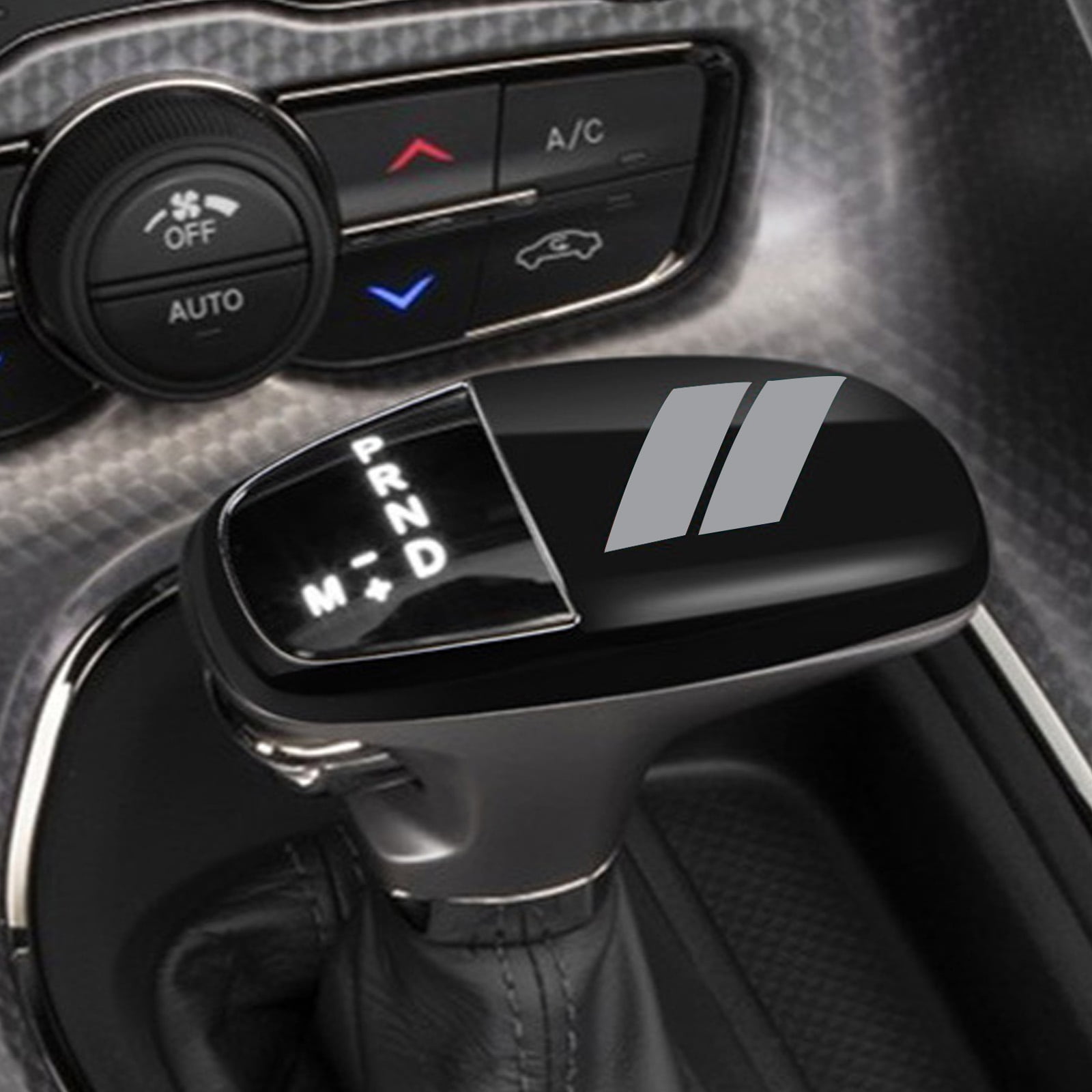 Gear Shift Knob Head Cover Trim For Dodge Challenger Charger Interior ...
