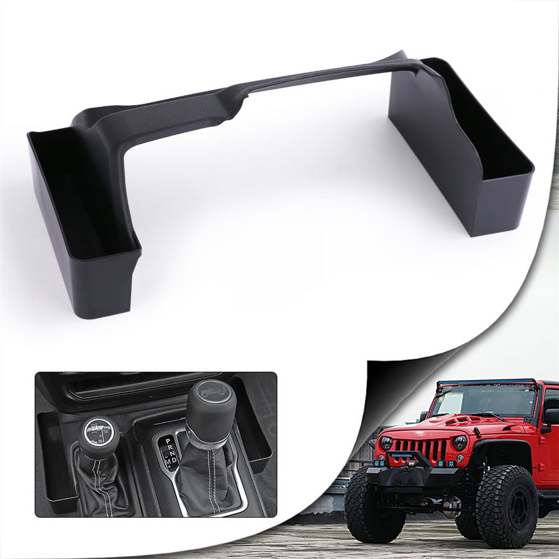 Gear Shifter Console Side Organizer Storage Box 2018-2021 For Jeep ...