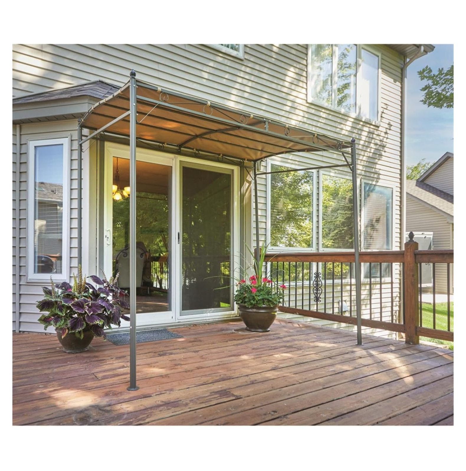 Gear Small Gazebo 5' x 8' Canopy Tent Shelter Outdoor Sun Shade for ...