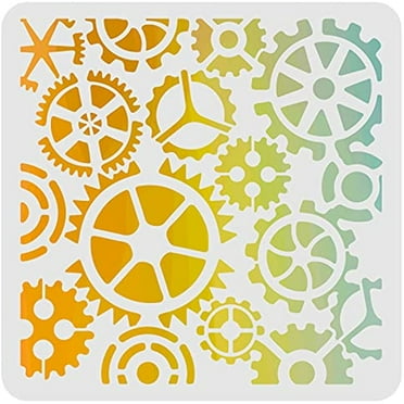 2Pcs 2 Styles Starry Sky Stencils Moon Star Stencils Twinkle Star ...