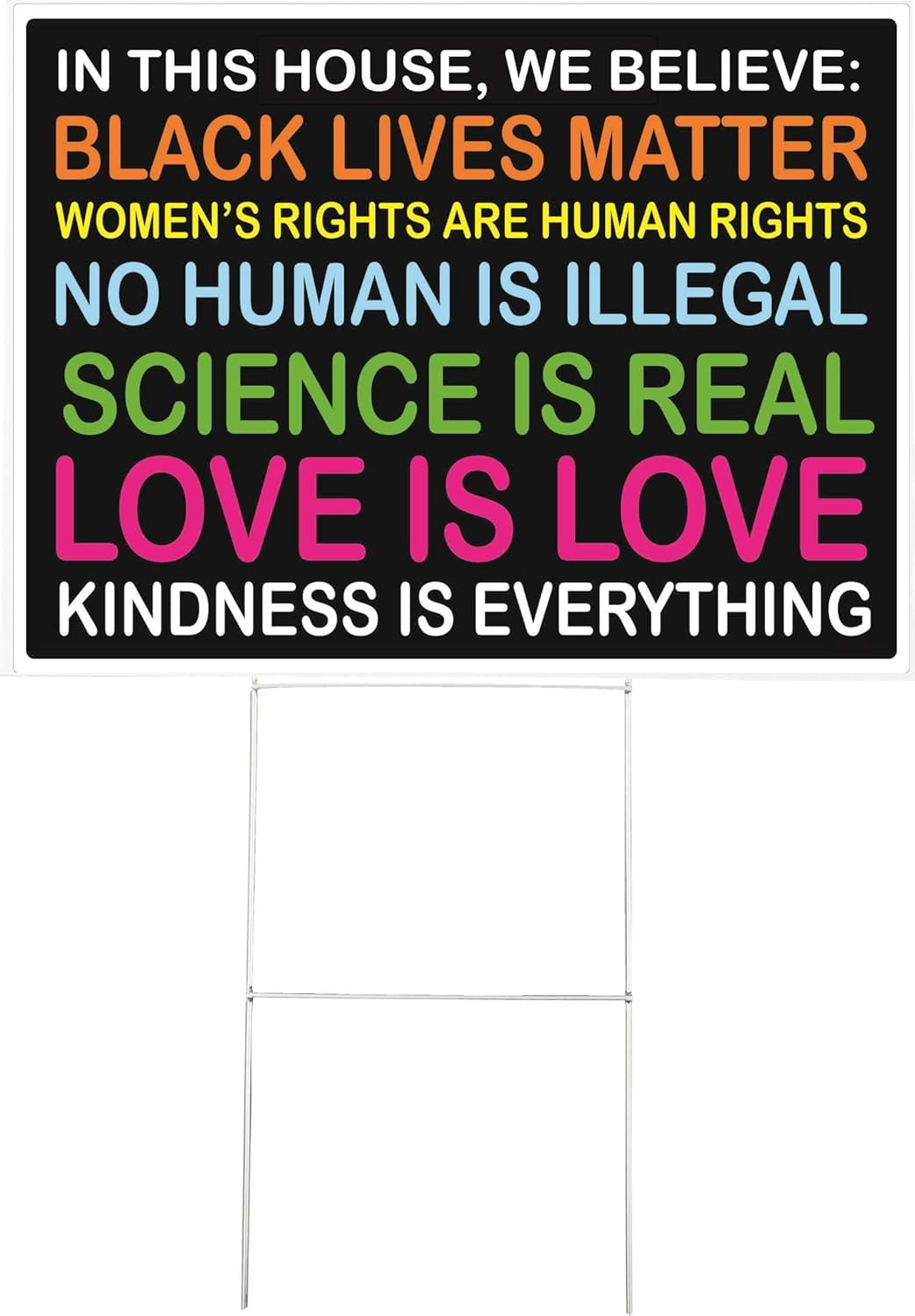 Gear Tatz - In This House, We Believe... - Progressive Yard Sign ...