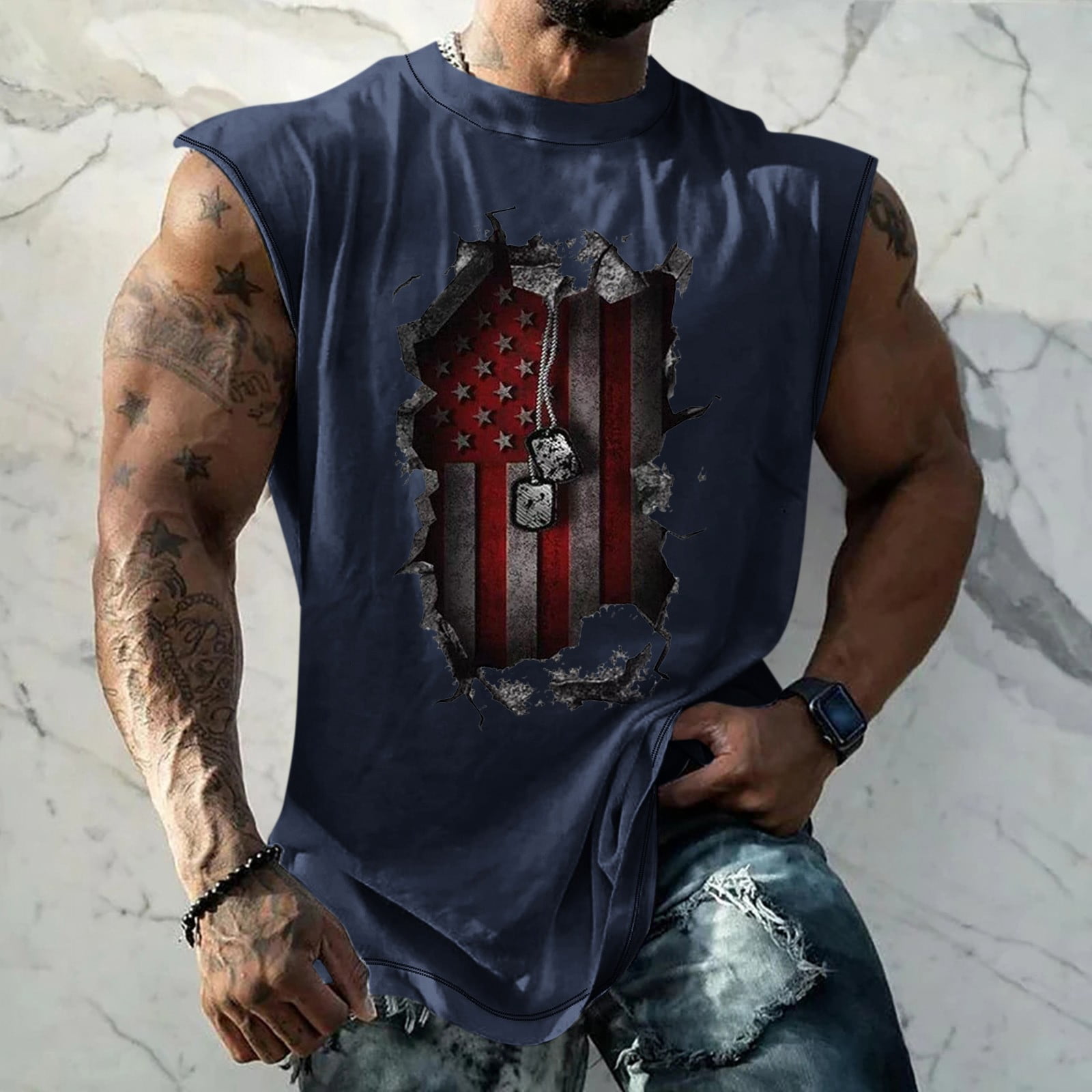 Gear up for The Stars and Stripes Season! HIMIWAY American Flag Design ...