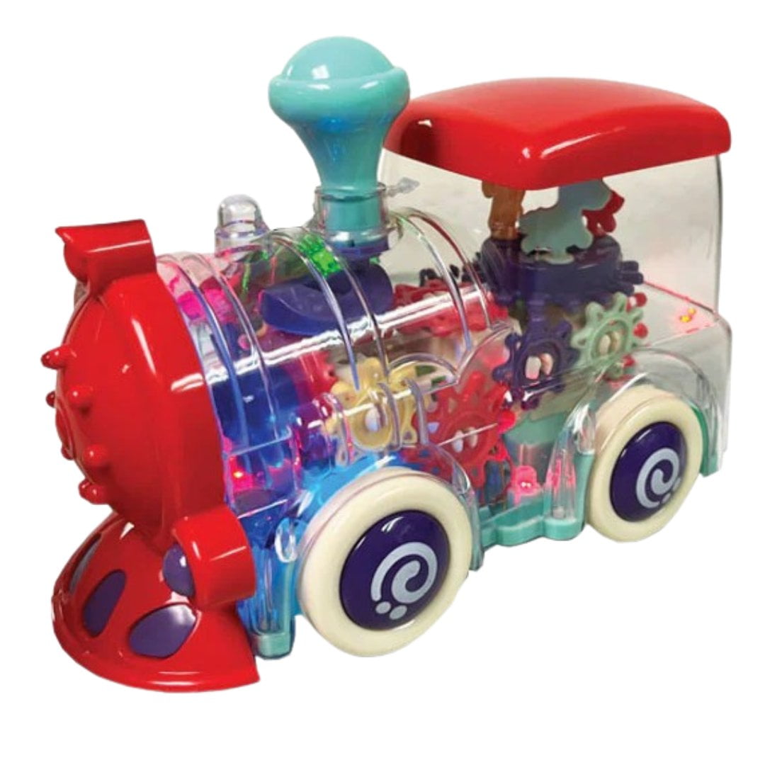 Gear Train Toy with Lights, Music, and 260-Degree Rotation ...