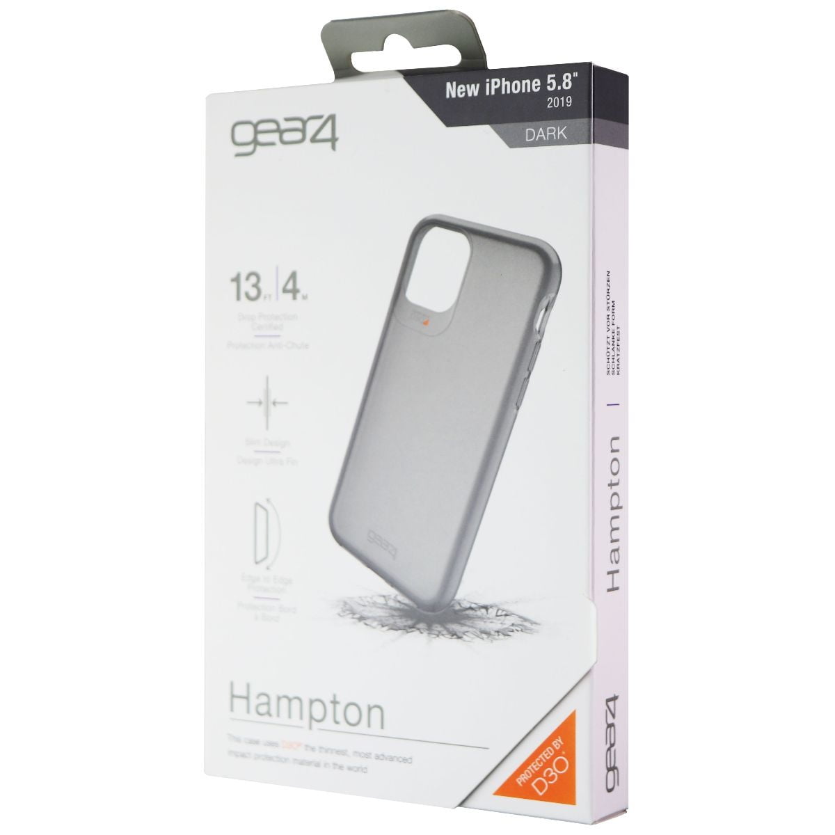 Gear4 Hampton Series Hybrid Case for Apple iPhone 11 Pro - Dark Gray ...