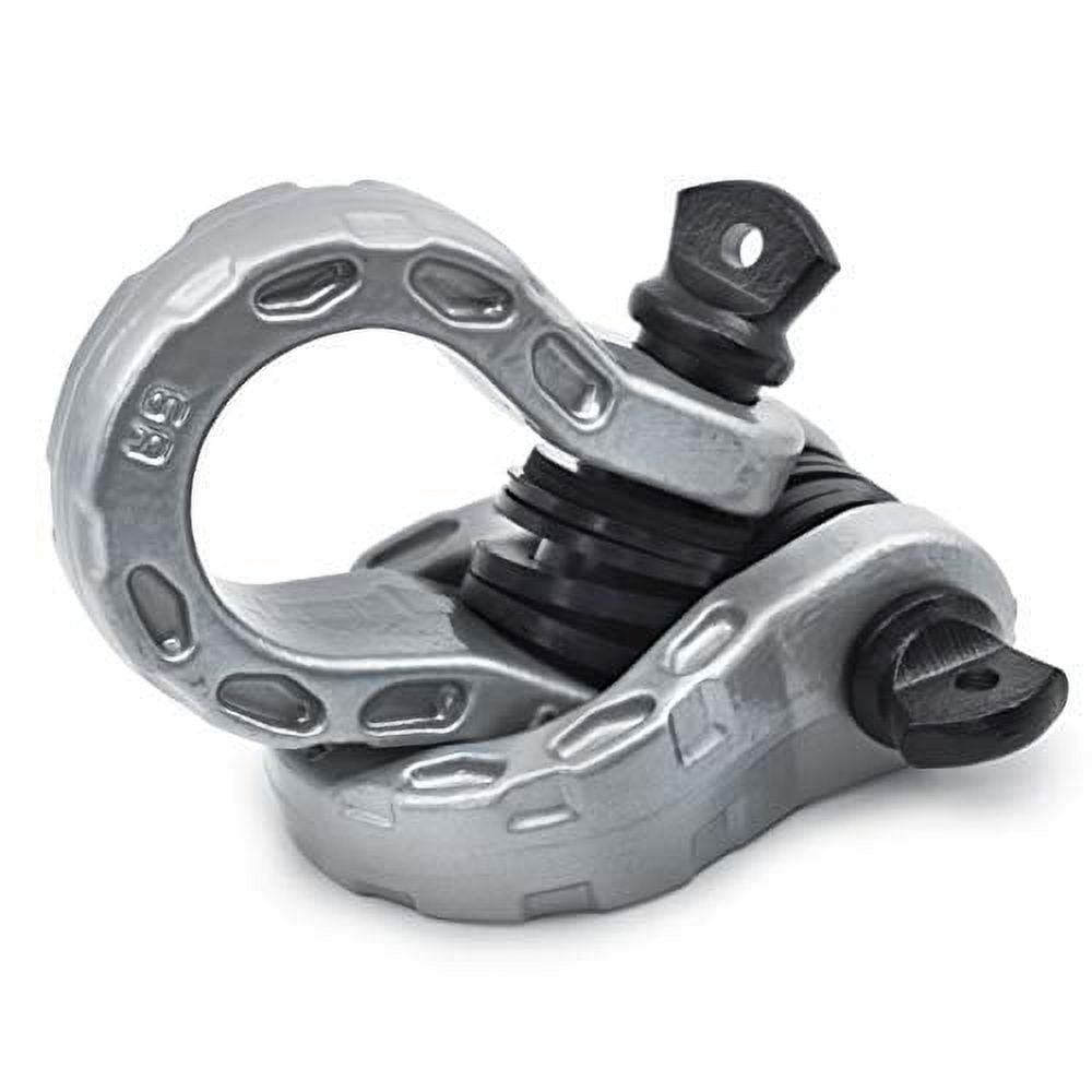 GearAmerica Mega Shackles Silver (2PK) | 68,000 lbs Capacity - Stronger ...