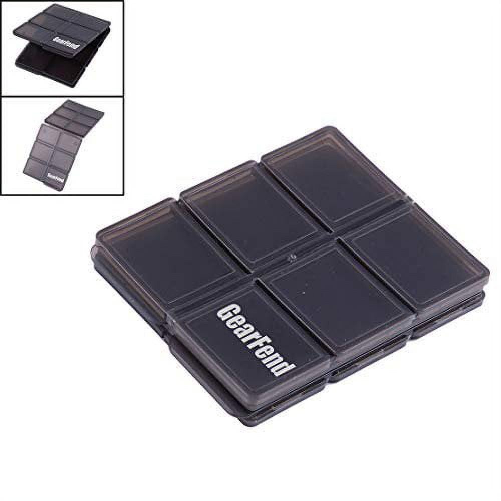 GearFend 12 Slot Memory Card Carrying Case Holder, in a Foldable Hard ...