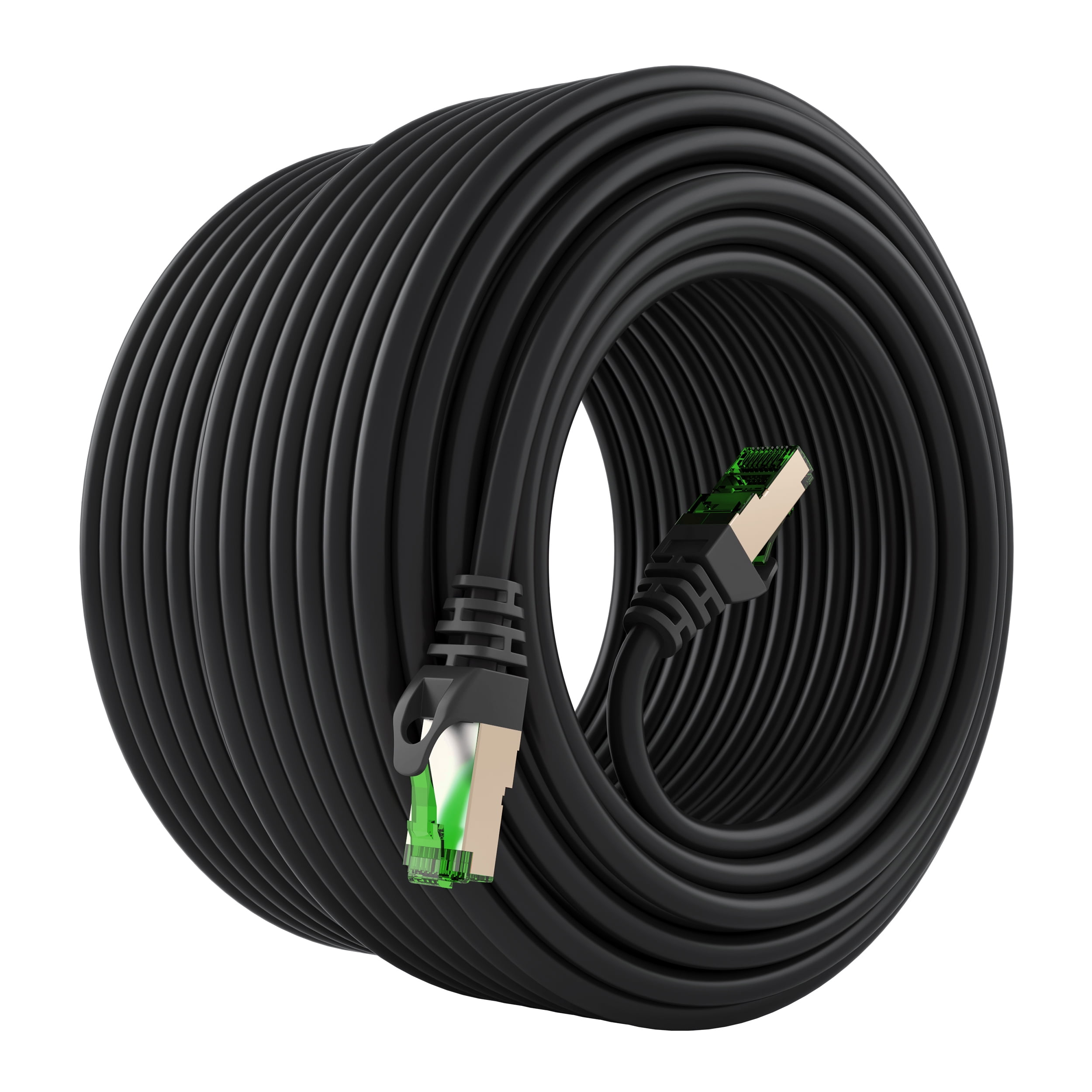 GearIT Cat7 Outdoor Ethernet Cable (150ft) SFTP Shielded Foil Twisted ...