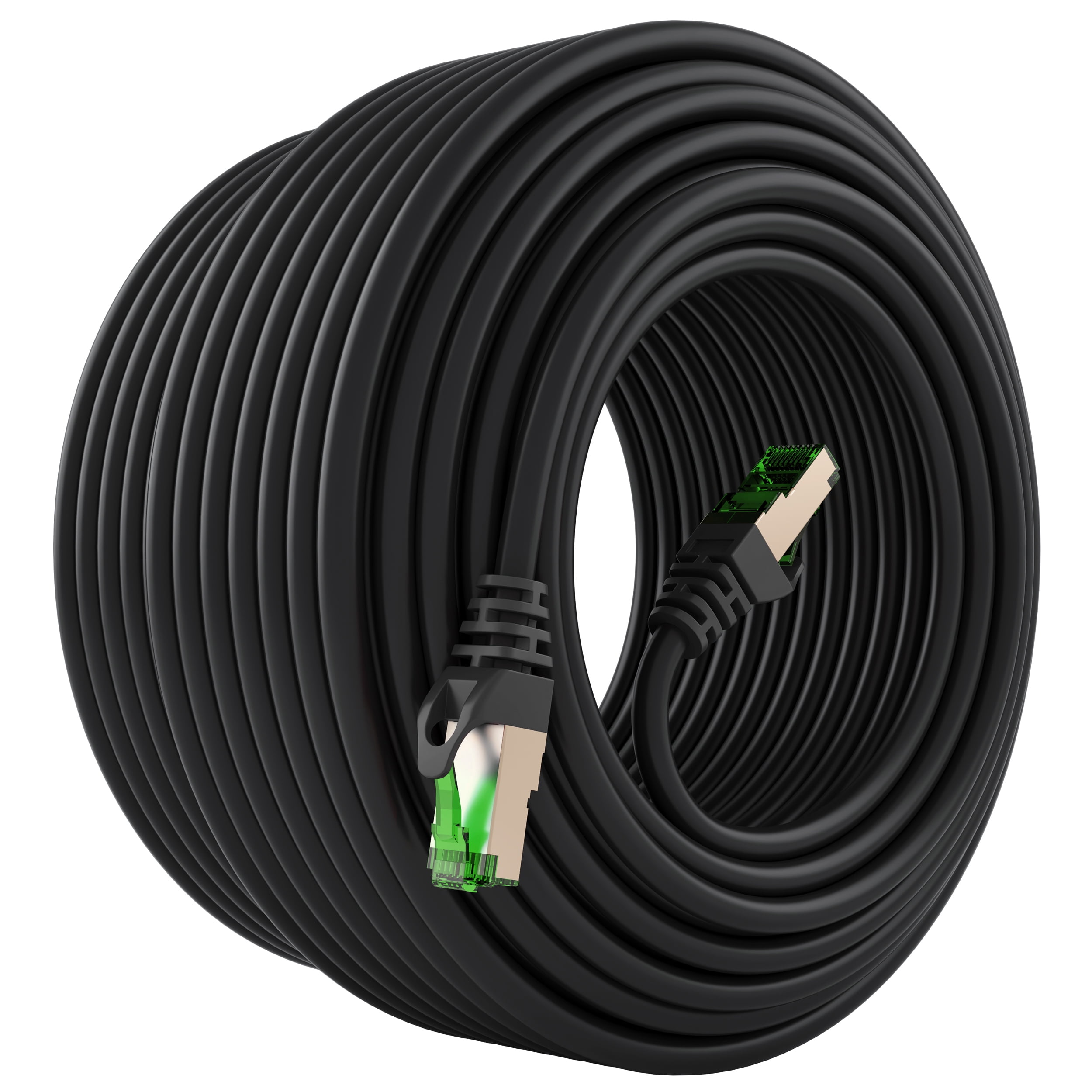 GearIT Cat7 Outdoor Ethernet Cable (250ft) SFTP Shielded Foil Twisted ...