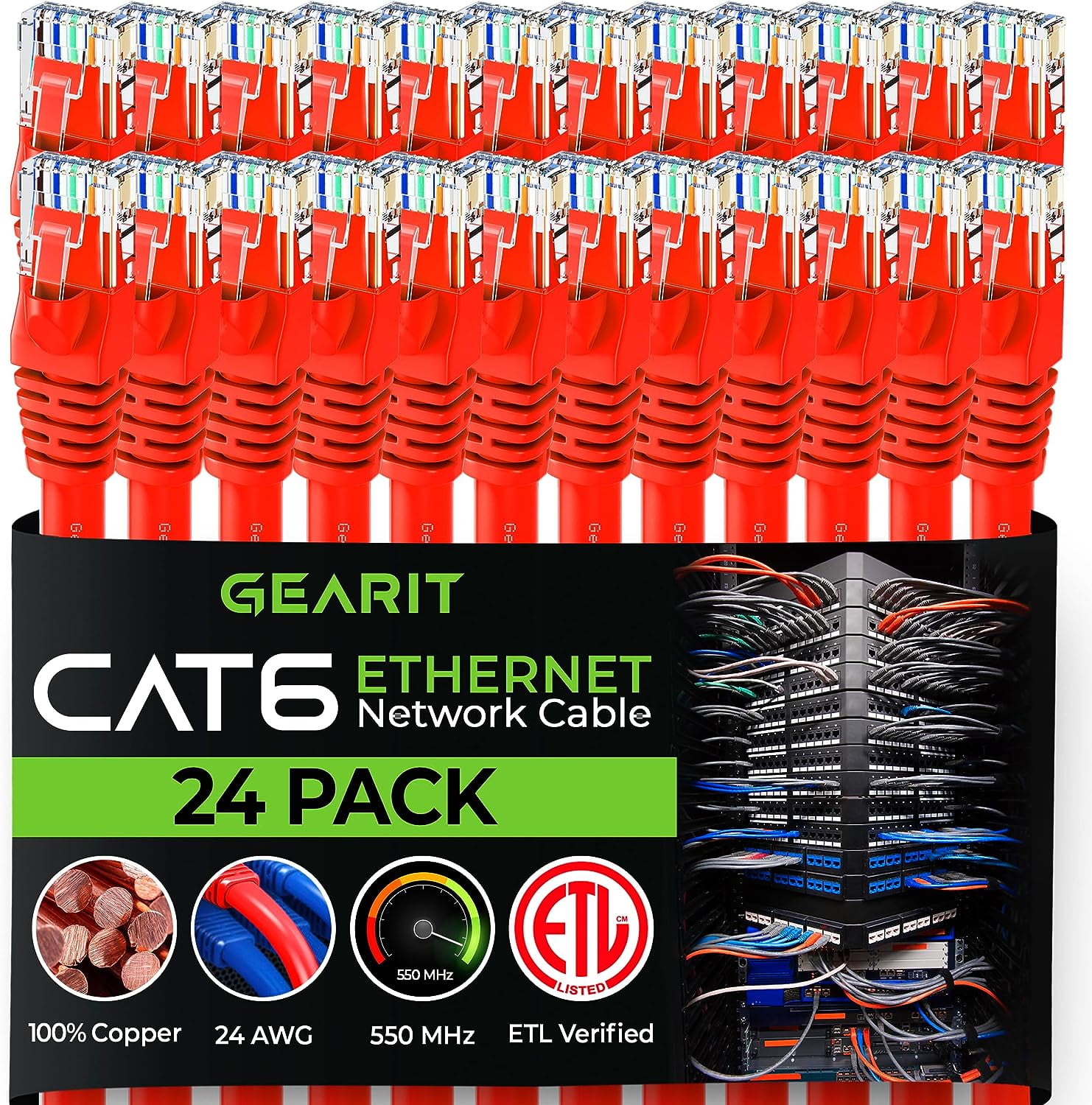 Red Ethernet Cables