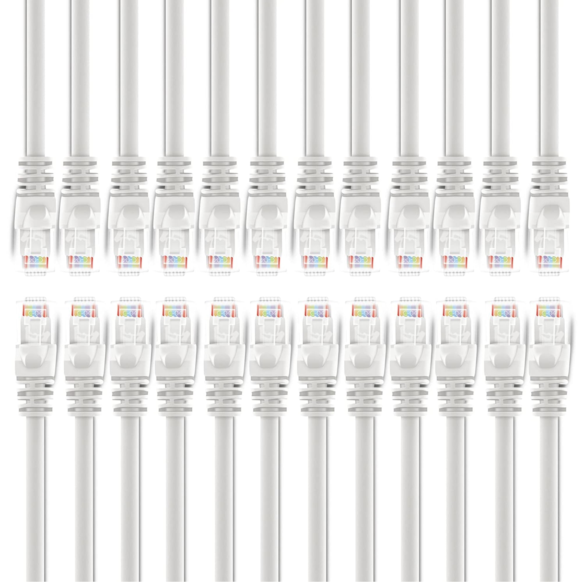 GearIT Pre-Terminated Cat 6 Ethernet Cables for Home & Office Network ...