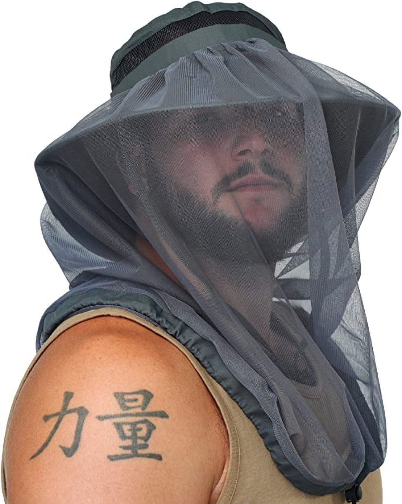 GearTOP Net Hat UV Protection Sun Hat Fly & Mosquito Head Net Hat ...