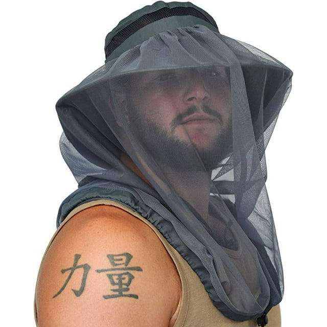 GearTOP Net Hat UV Protection Sun Hat Fly & Mosquito Head Net Hat ...