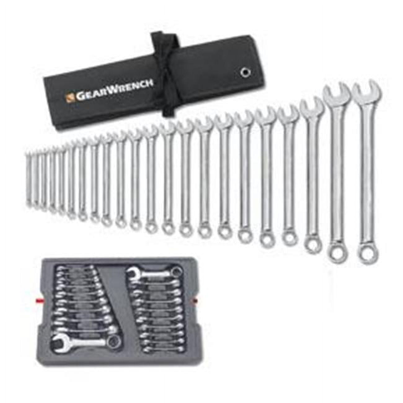 GearWrench 81916P 22 pc. Metric Long Pattern Combination Wrench Set ... GearWrench 81916P 22 pc. Metric Long Pattern Combination Wrench Set ...