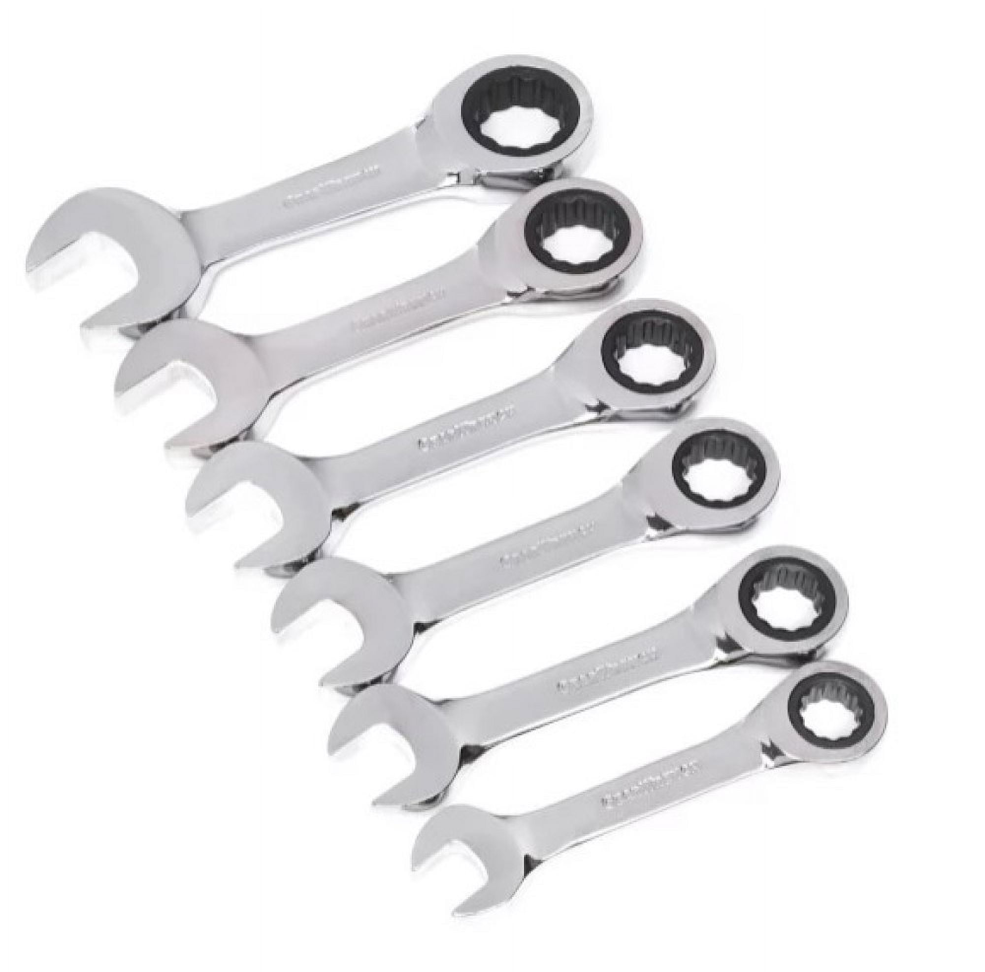 GearWrench 85026T Metric Stubby Ratcheting Wrench Set 6-Piece - Walmart.com