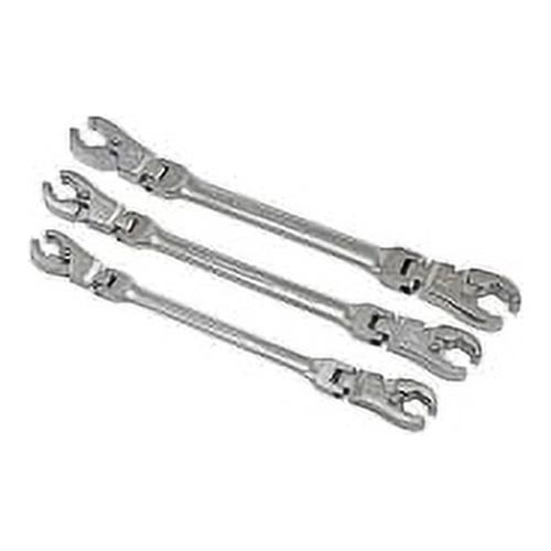 GearWrench 89099 Metric Ratcheting Flex Flare Nut Set, 3-piece ...
