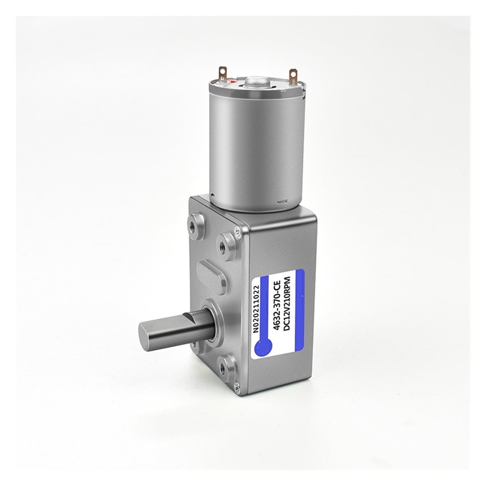 Geared Motor High Torque Turbine Worm 24v DC Motor 12V Self-locking ...