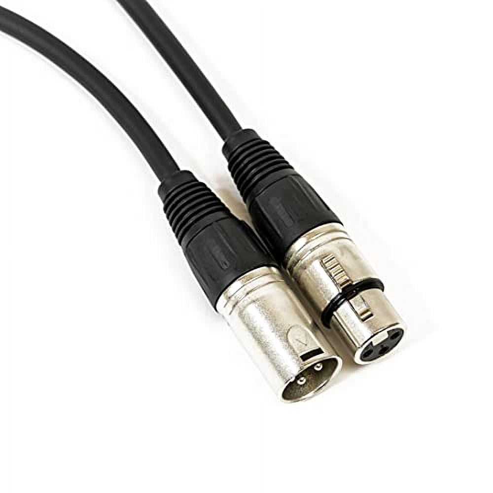 Gearlux DMX Cable 100ft 3-Pin Male-to-Female - 2 Pack - Walmart.com