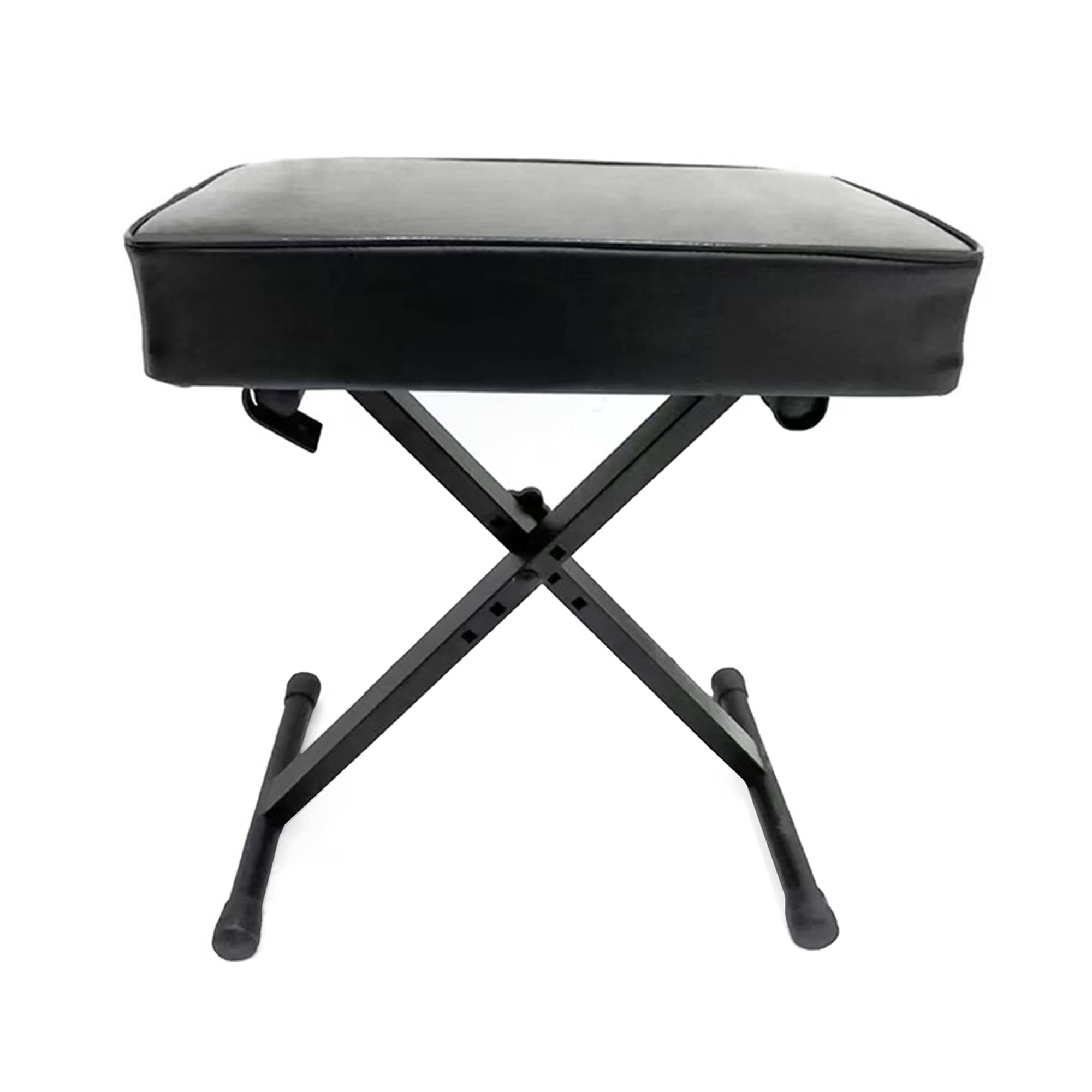 Gearlux Non- Skid Digital Piano Throne with Powder Coated Black Finish ...