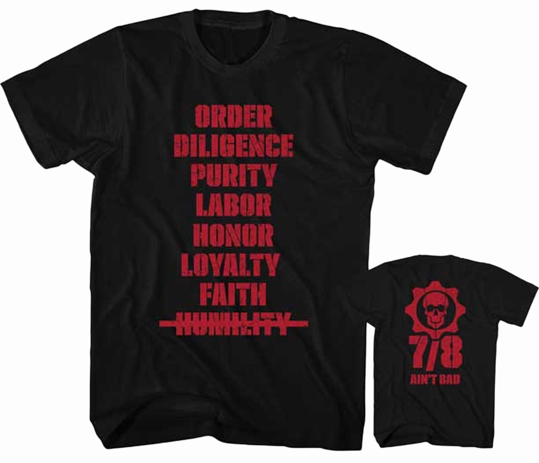 Gears Of War 7 Out of 8 Ain't Bad Graphic Adult T-Shirt - Walmart.com